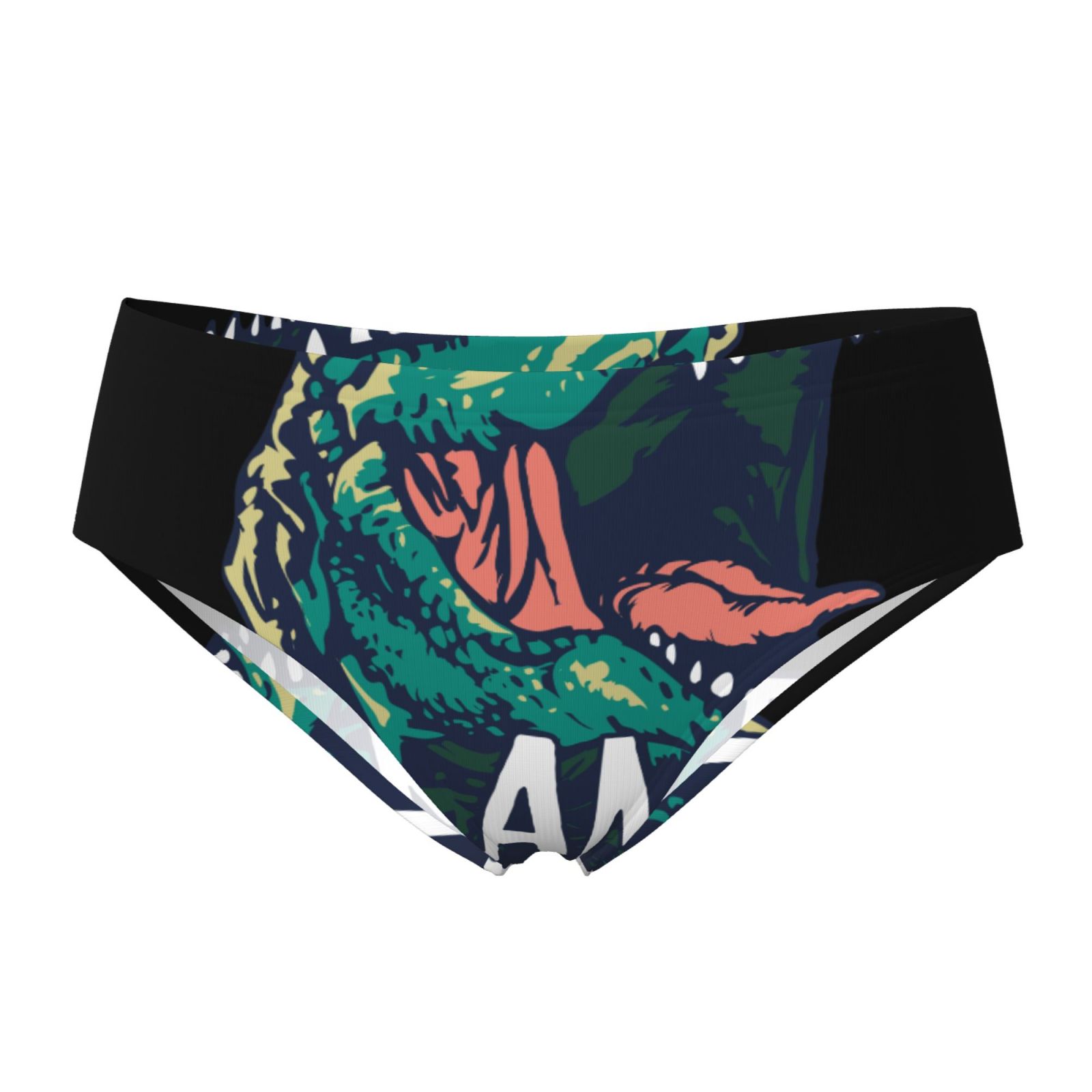 Vsdgher Hungry Tyrannosaurus Pattern Women's Underwear Low Waisted Full ...