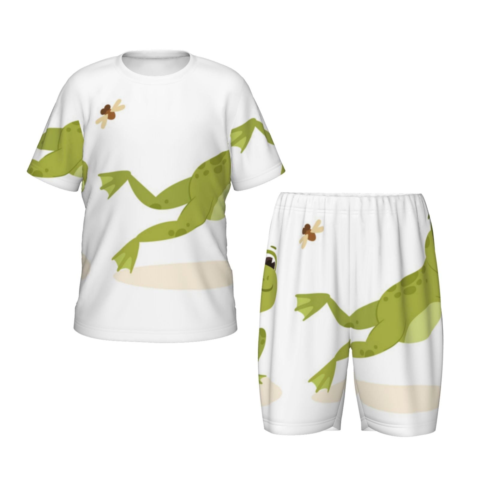 Vsdgher Hunting Frog for Kids Short Sleeve Pajamas Kids Summer Pjs ...