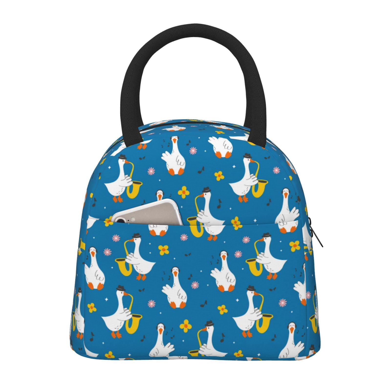 Vsdgher Insulated Lunch Bag Simple Bento Cooler Bag Lunch Tote Bag ...