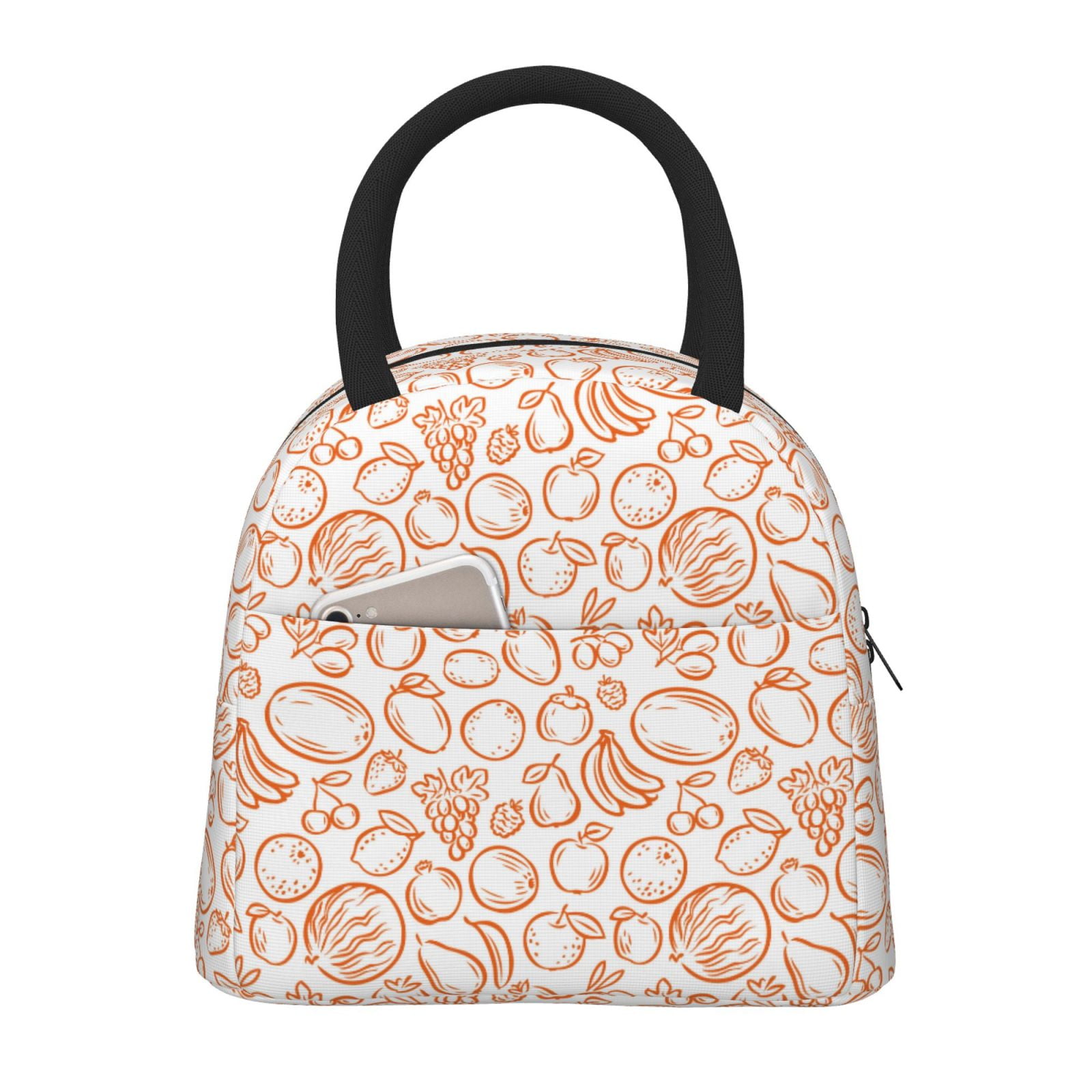 Vsdgher Insulated Lunch Bag Simple Bento Cooler Bag Lunch Tote Bag ...