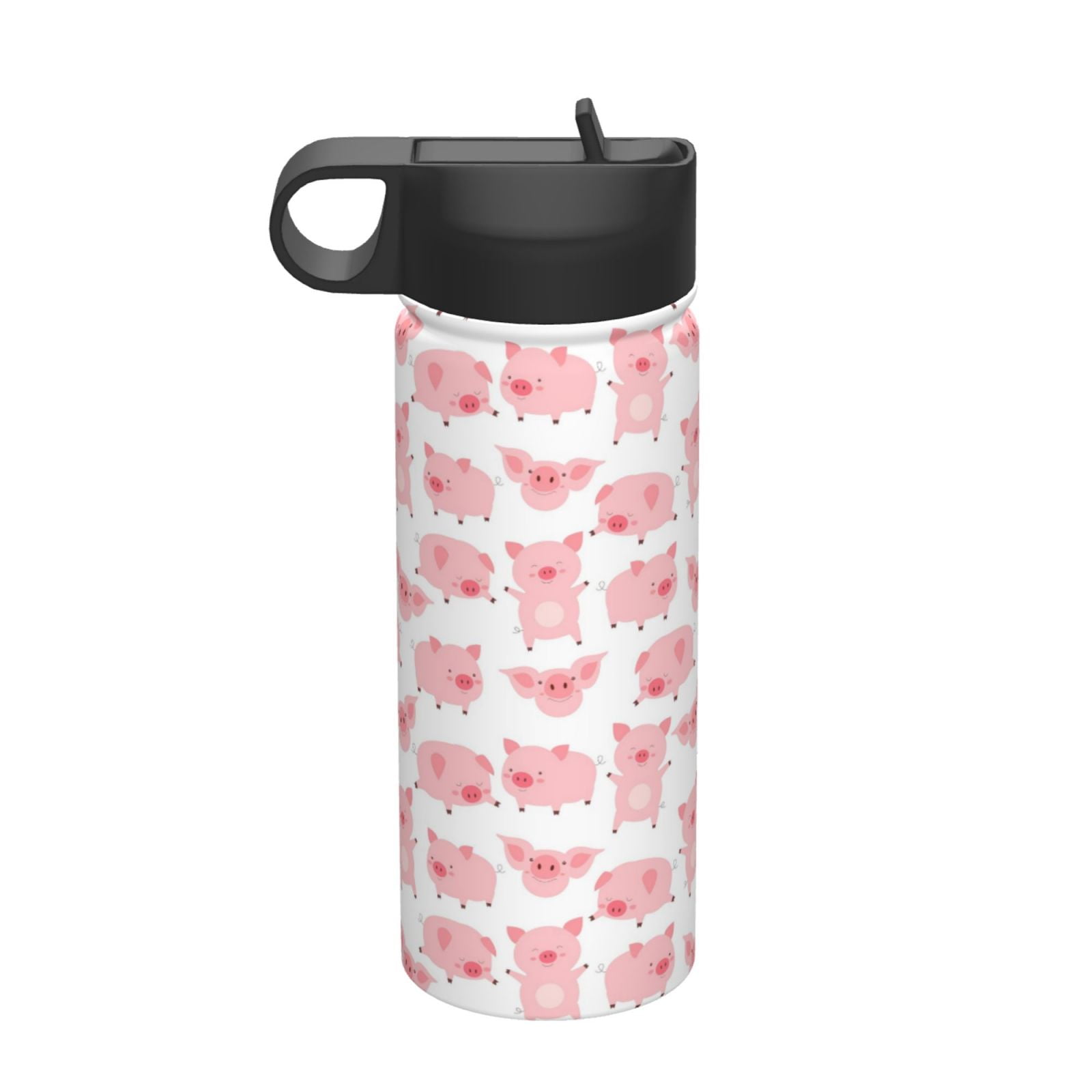 Vsdgher Kawaii Pigs for Insulated Stainless Steel Water Bottle,18oz ...