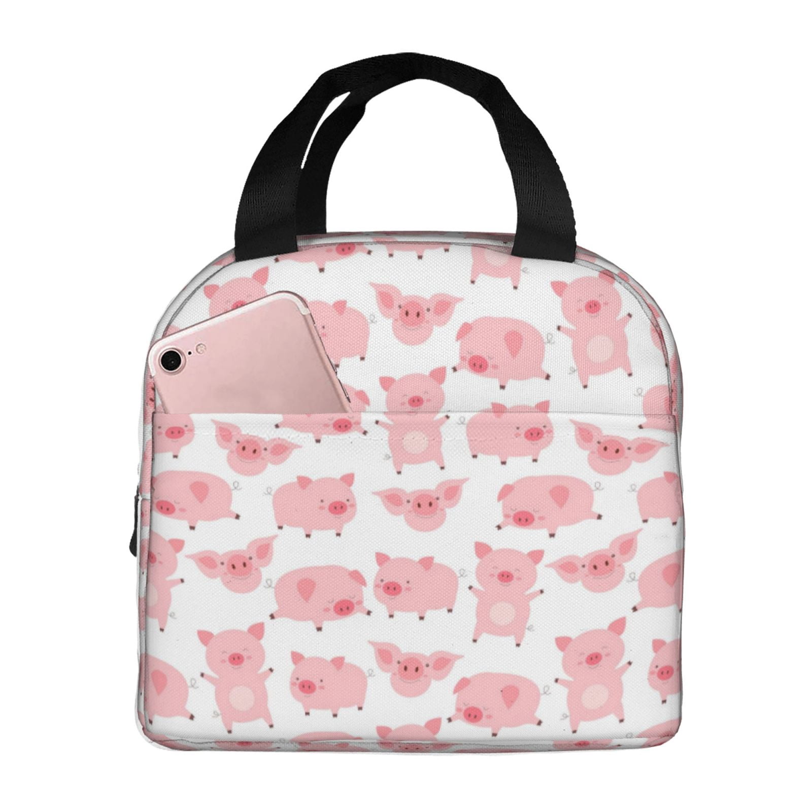 Vsdgher Kawaii Pigs Lunch Bag, Lunch Box for Women Adult Men, Lunch ...