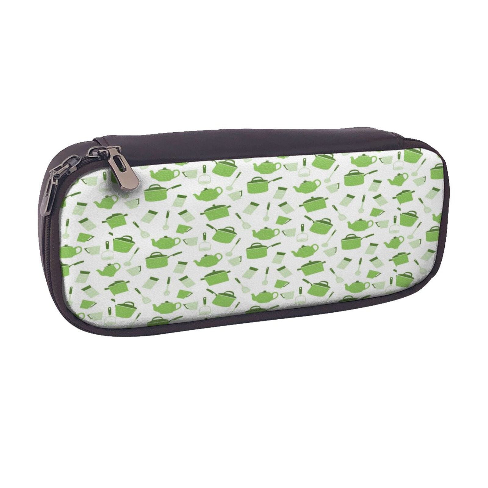 Vsdgher Kitchen Utensiles Cooking Pots Print Pen Case Leather Pencil ...