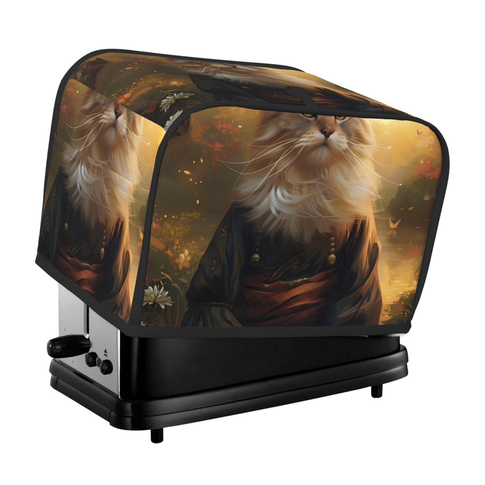 Vsdgher Lakeside Flower Field Cat 2 Slice Toaster Cover, Appliance ...