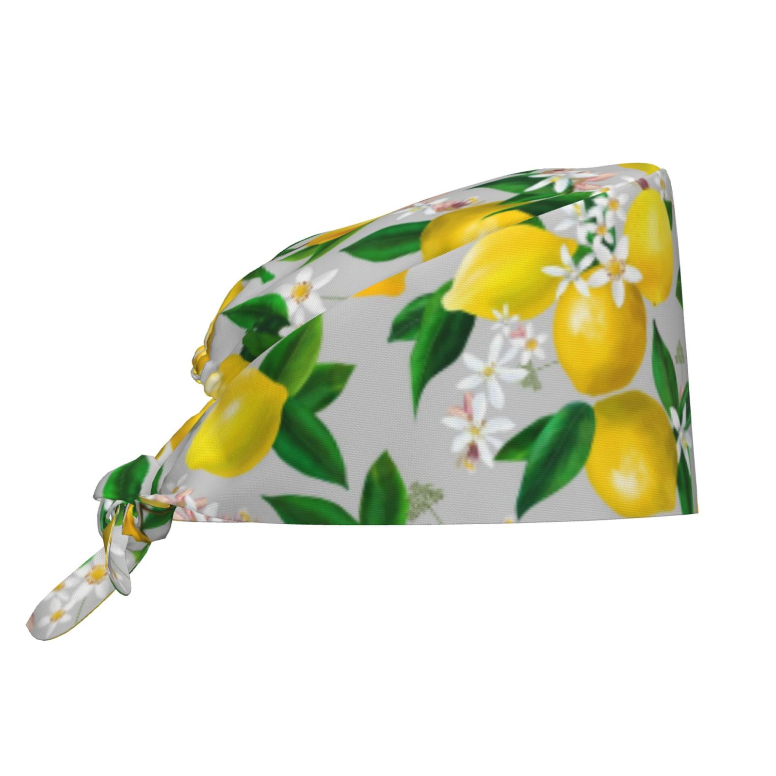 Vsdgher Lemon Seamless Pattern Oil Painting Effect Men Women Adjustable ...