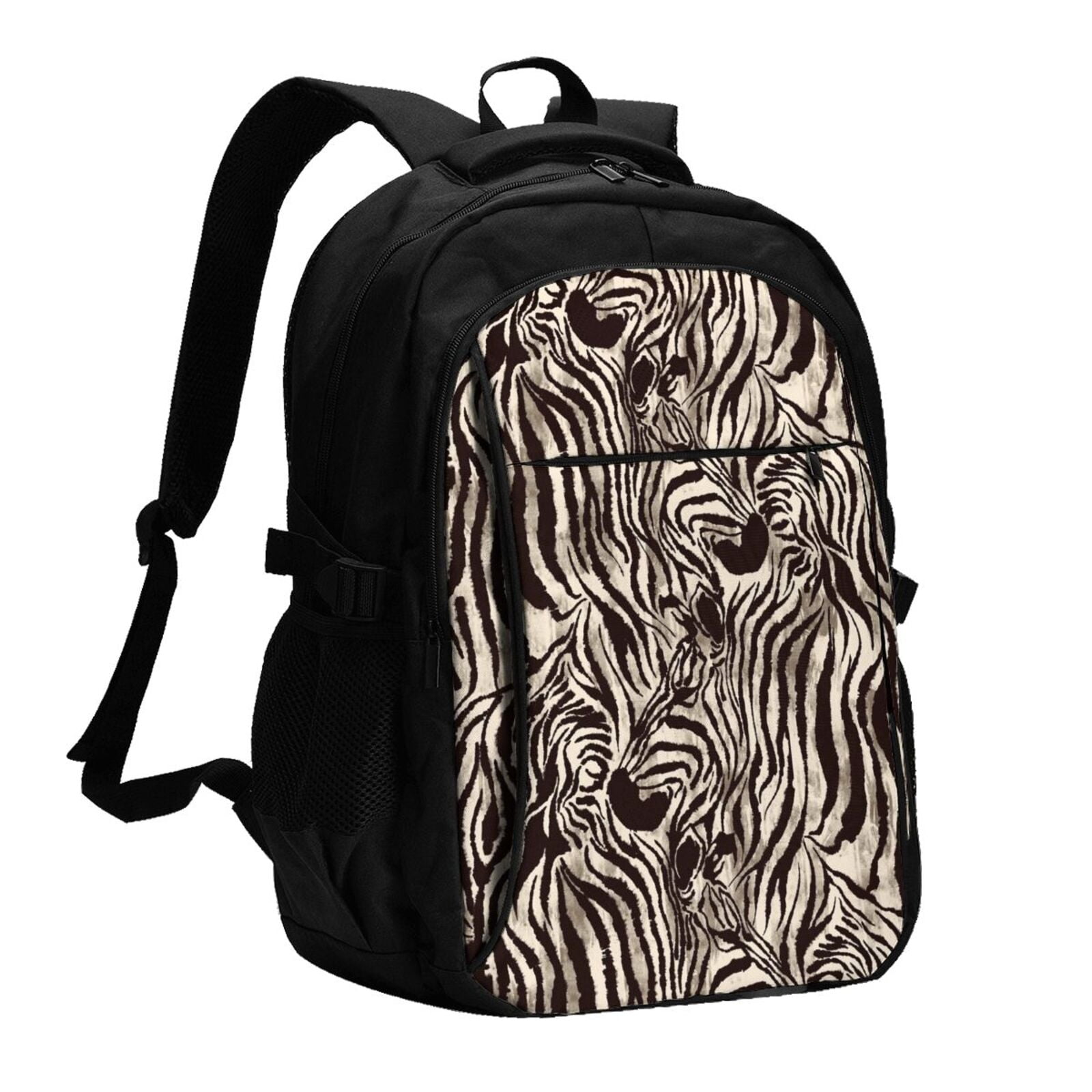 Vsdgher Leopard And Zebra1 Print Travel Laptop Backpack, Laptops ...