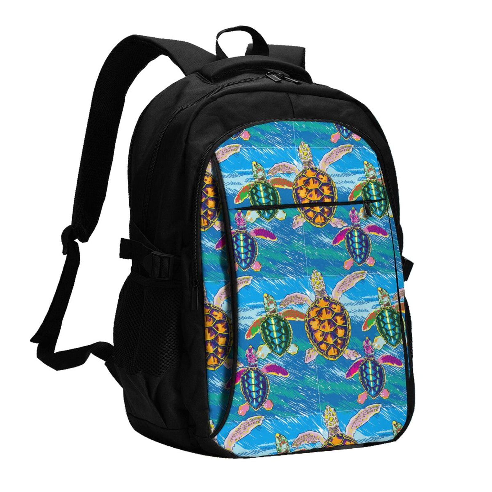 Vsdgher Little Sea Turtles Print Travel Laptop Backpack, Laptops ...
