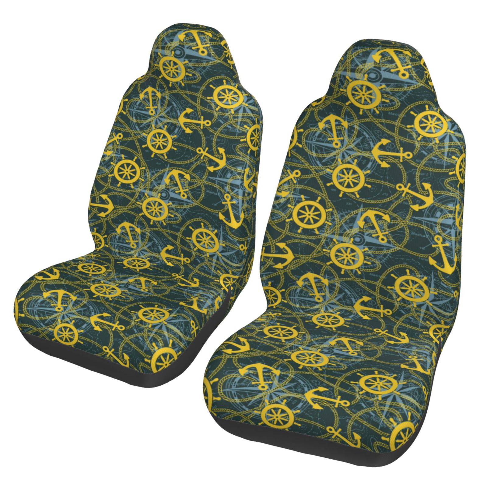 Vsdgher Marine Anchors And Compass Automotive Seat Covers for Cars ...