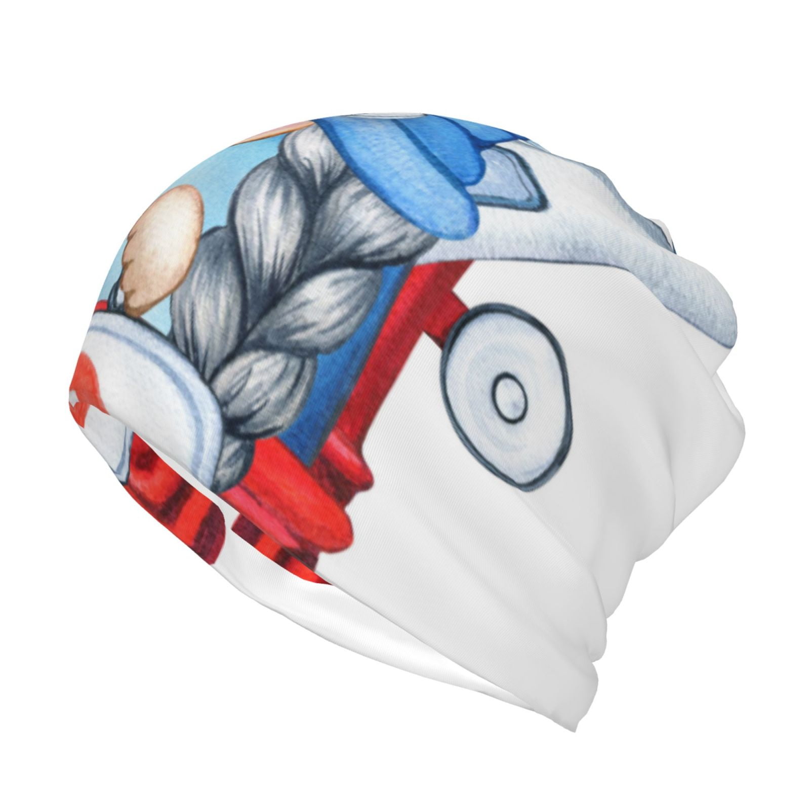 Vsdgher Medicine Gnome Truck Red Slouchy Beanie Hat for Men/Women ...