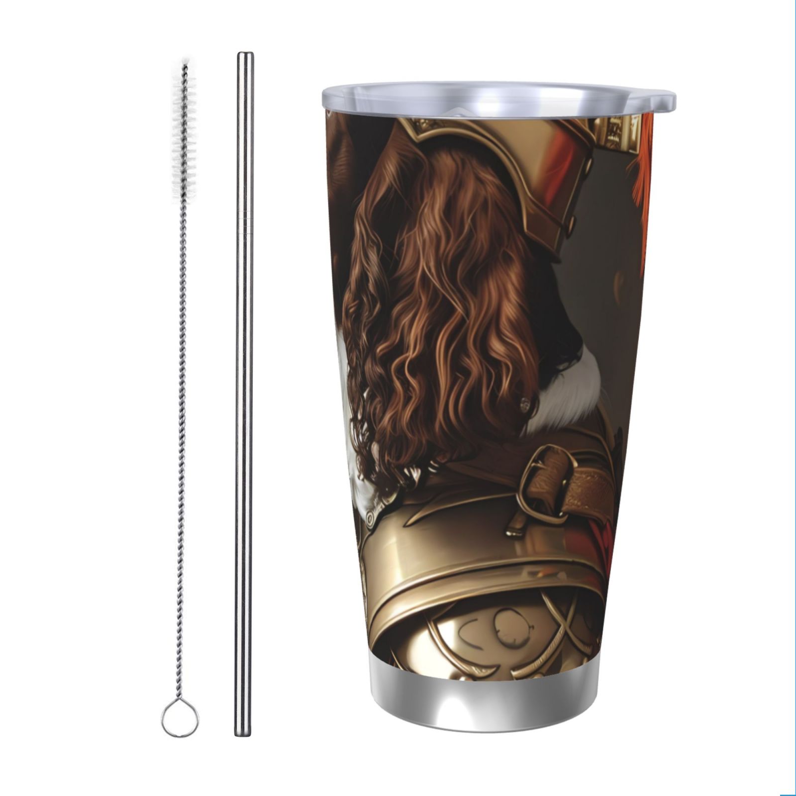 Vsdgher Medieval Knight Dog 20 Oz Stainless Steel Vacuum Insulated ...