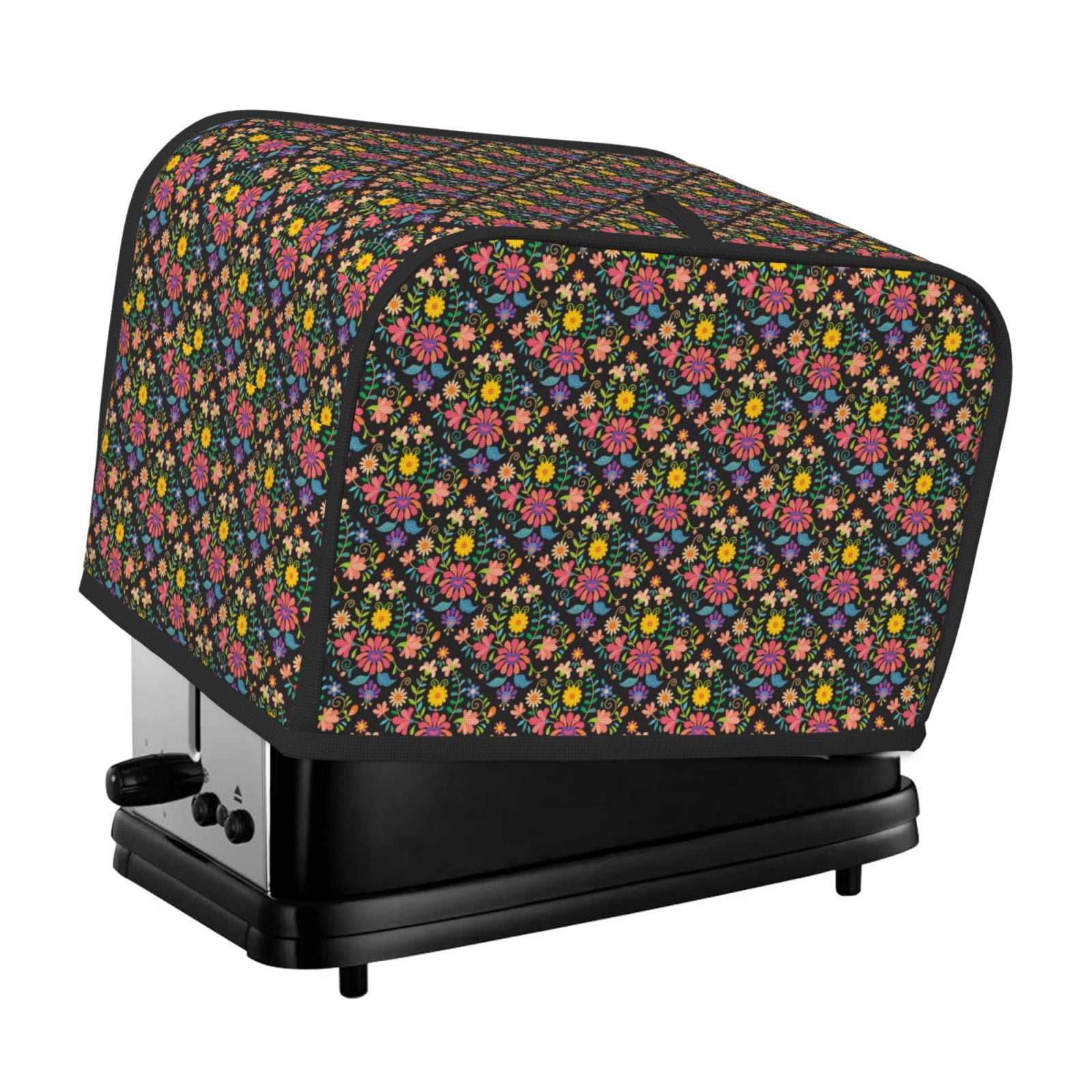 Vsdgher Mexican Folk Art Floral 2 Slice Toaster Cover, Appliance Covers ...