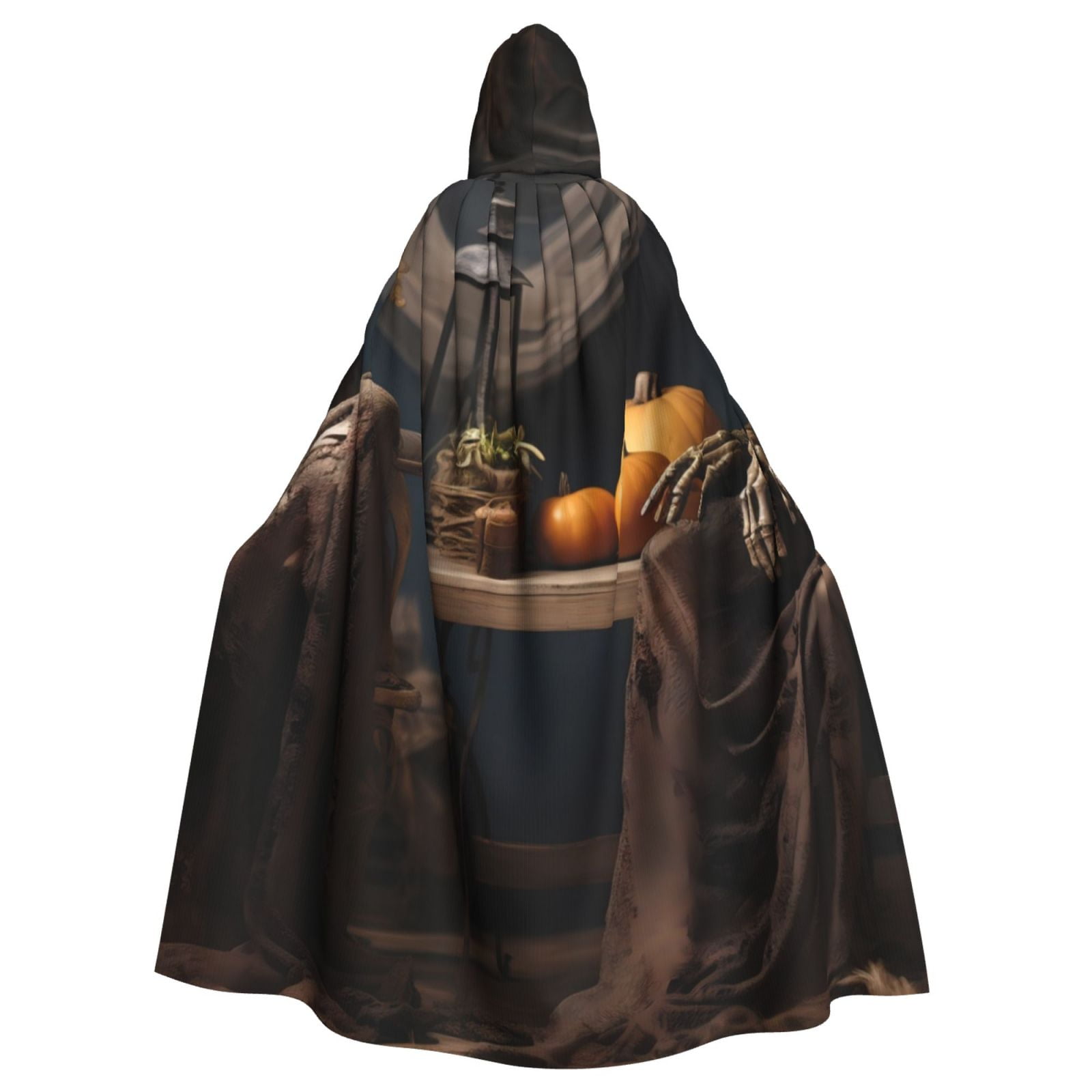 Vsdgher Modern Skull Sisters CloakUnisex Full Length Hooded Robe Cloak ...