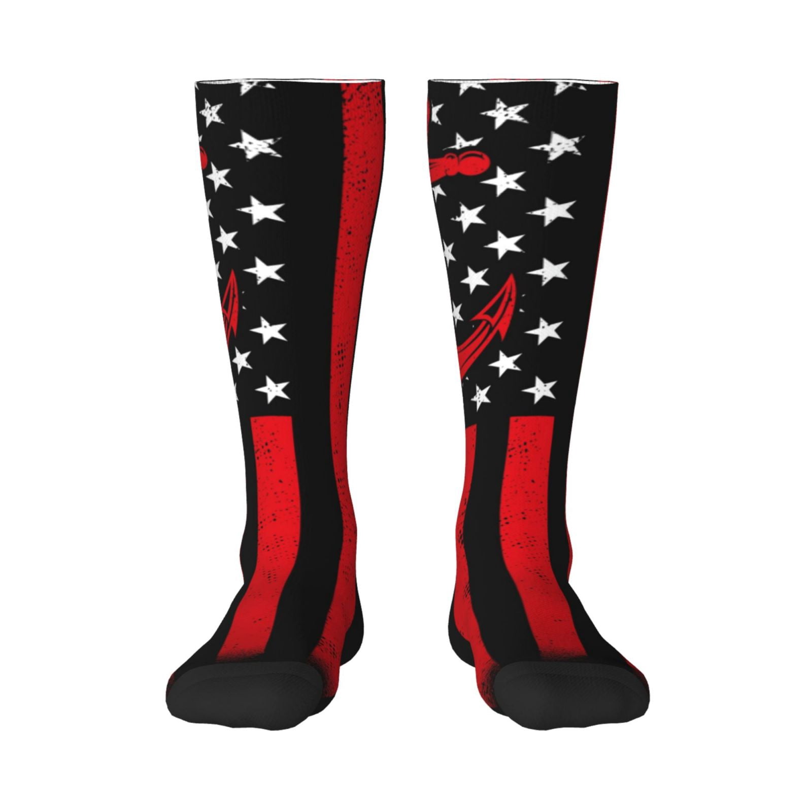 Vsdgher Nautical American Flag Print Thigh High Socks Extra Long ...