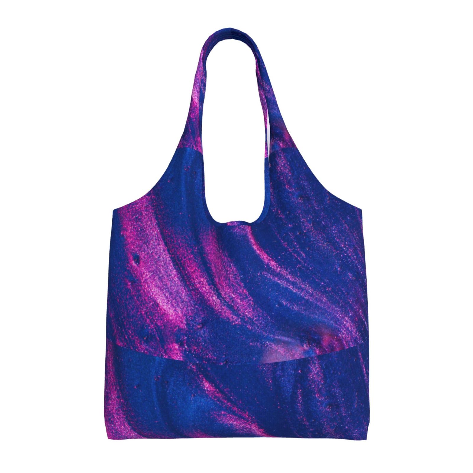 Vsdgher Neon Gradient Blue Print canvas Tote Bag, Lightweight Cloth ...