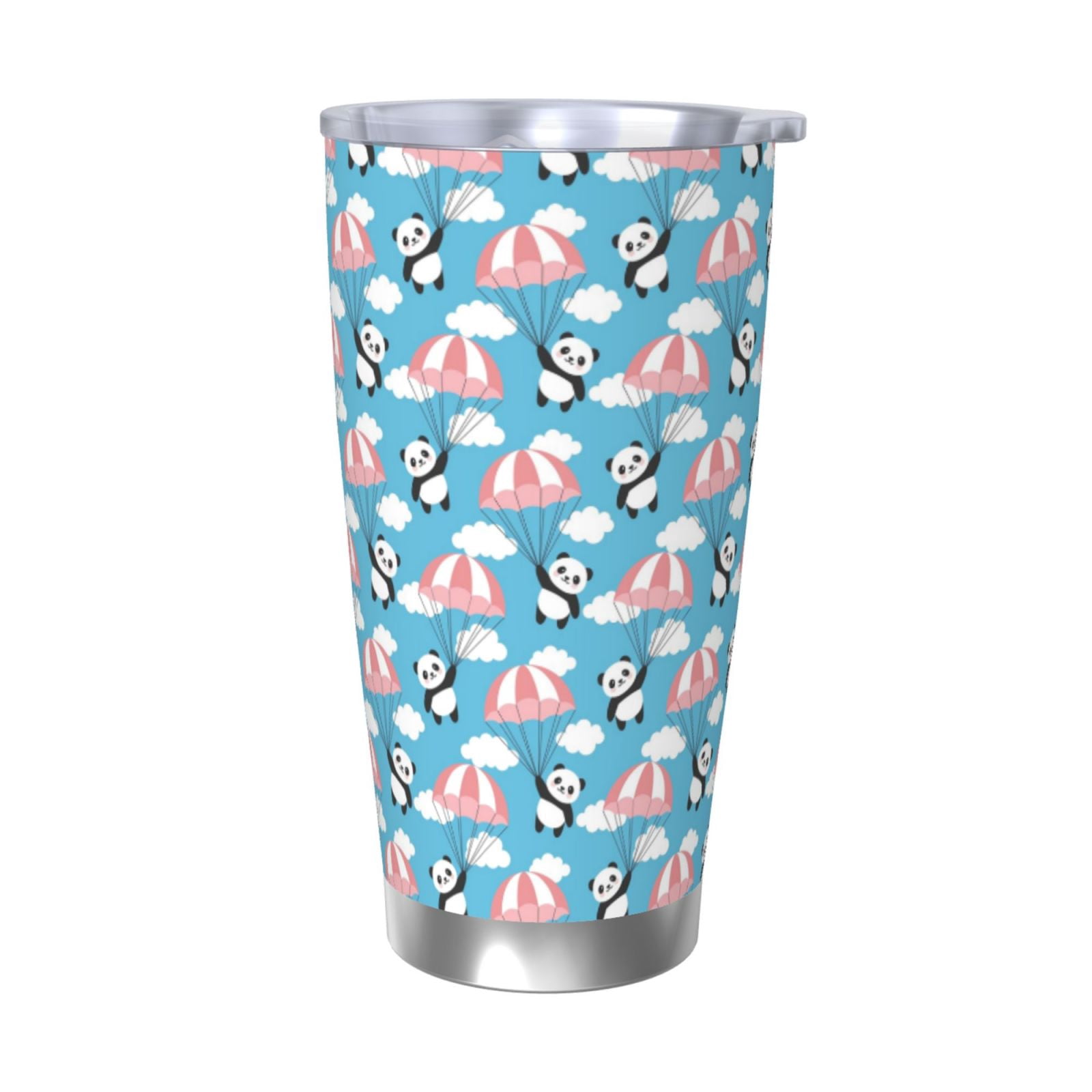 Vsdgher Panda Flying in the Sky 20 Oz Stainless Steel Vacuum Insulated ...