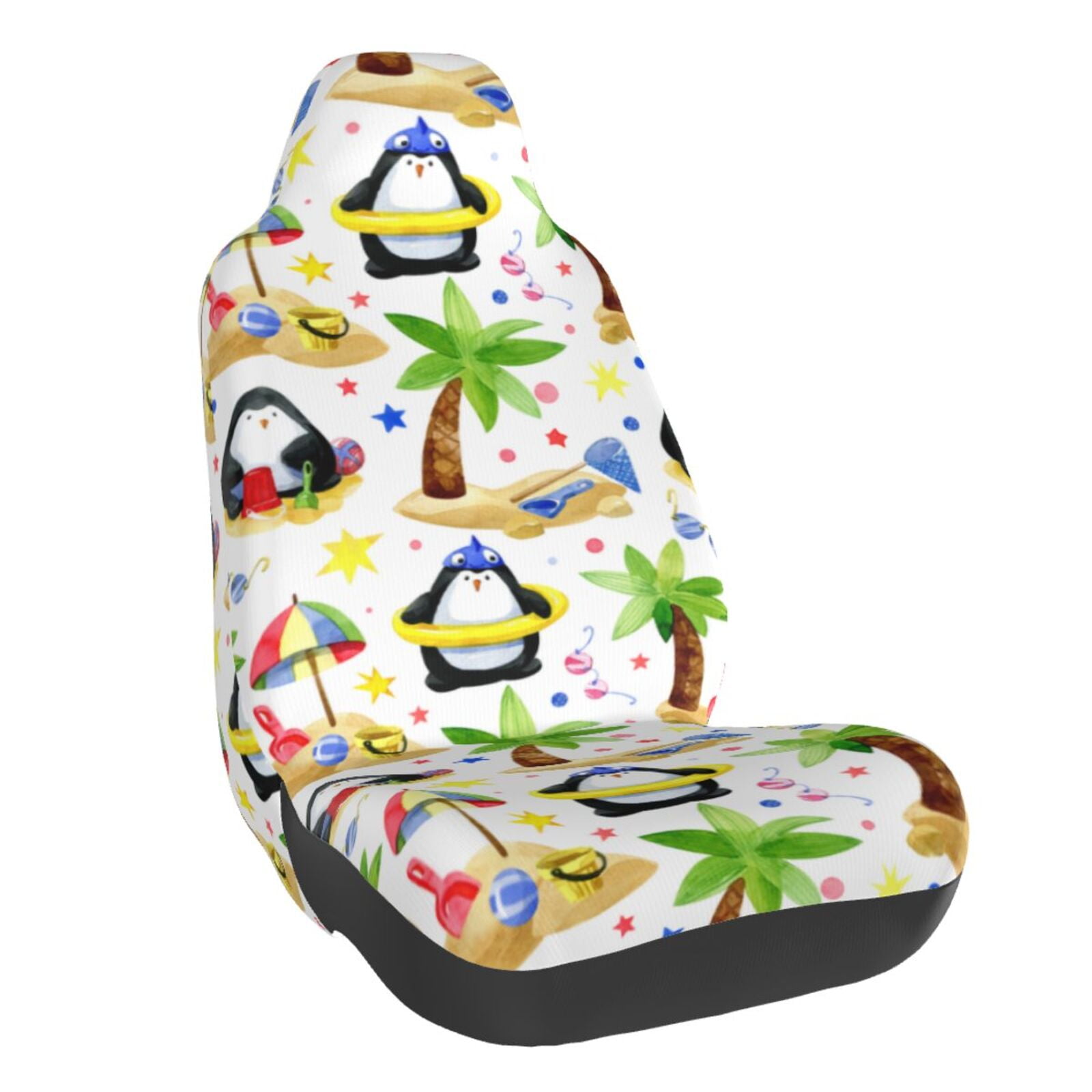 Vsdgher Penguins On The Beach for Automotive Seat Covers for Cars ...