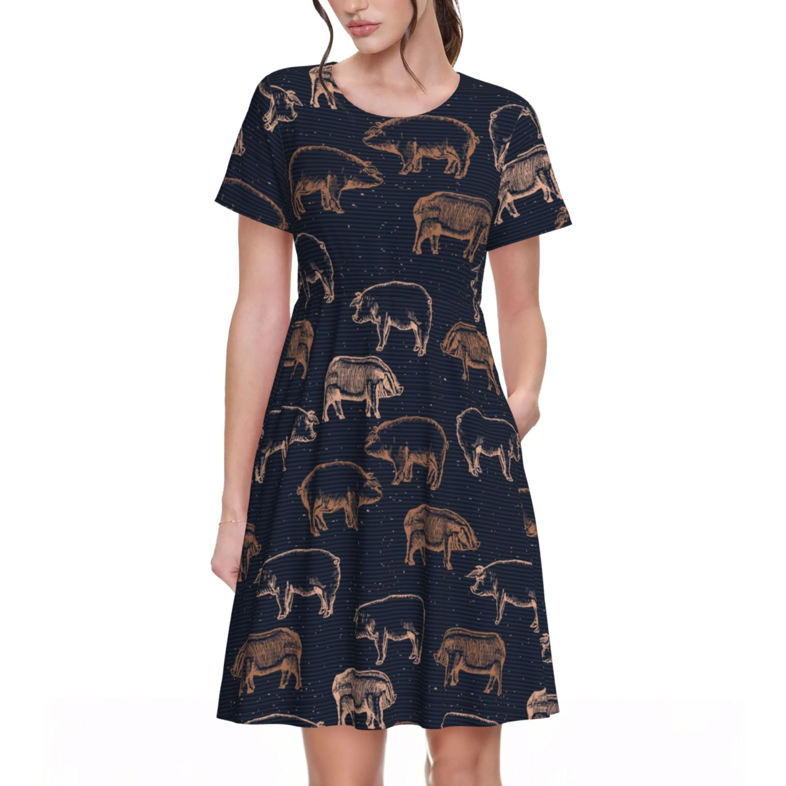 Vsdgher Pig Farm for Womens Summer 2025 Casual Midi Maxi Dresses ...