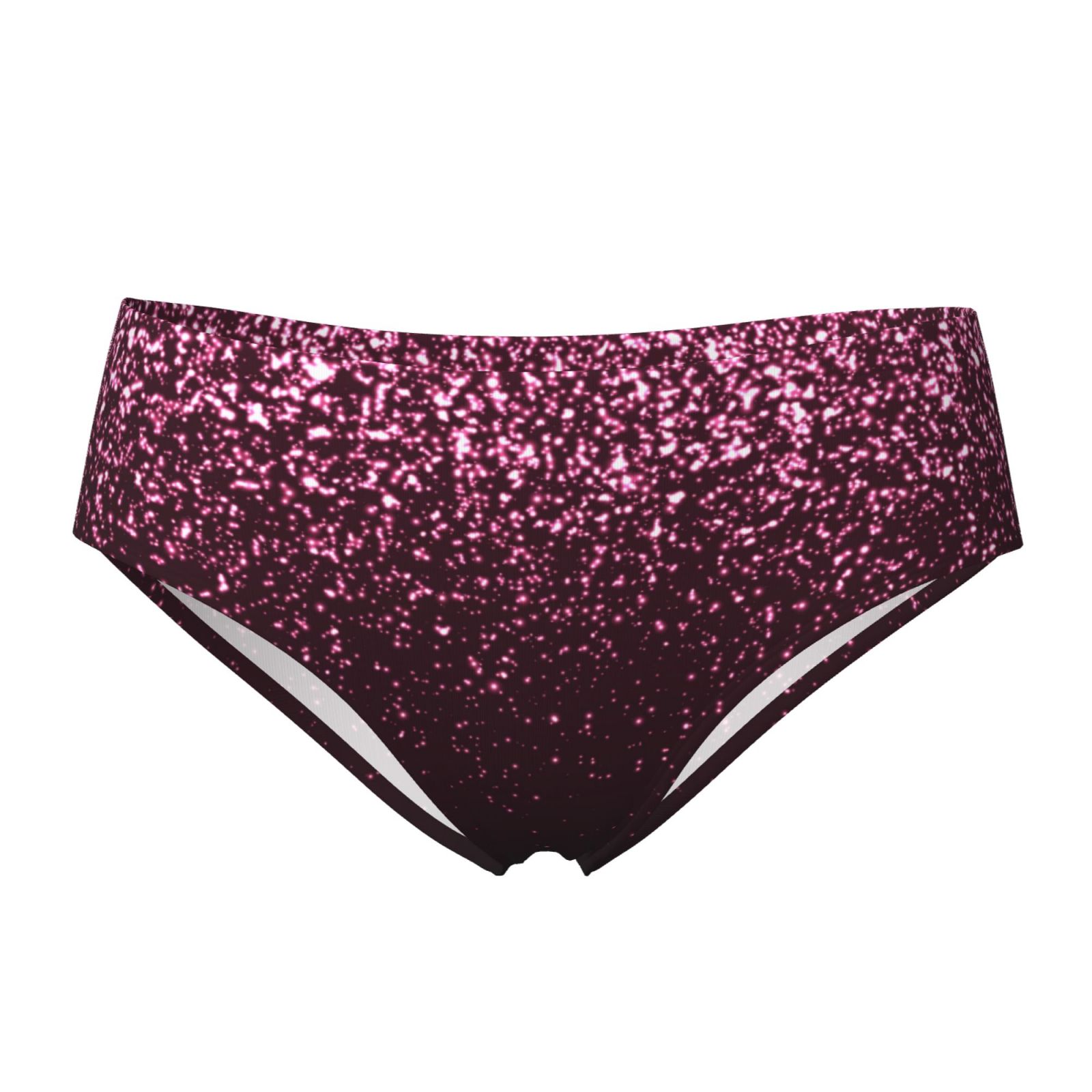Vsdgher Pink Glitter Sparkles A Pattern Women's Underwear Low Waisted ...