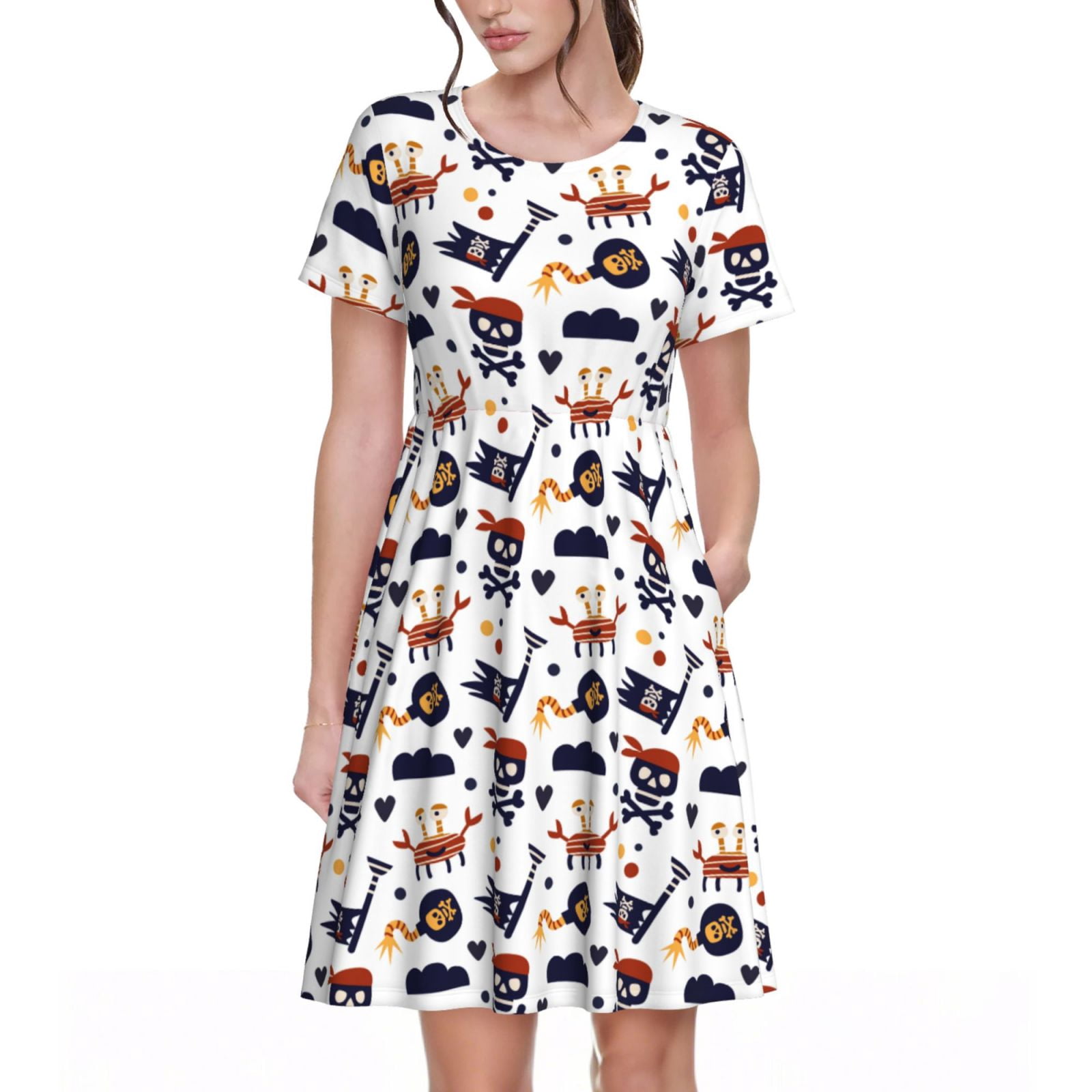 Vsdgher Pirate Theme for Womens Summer 2025 Casual Midi Maxi Dresses ...