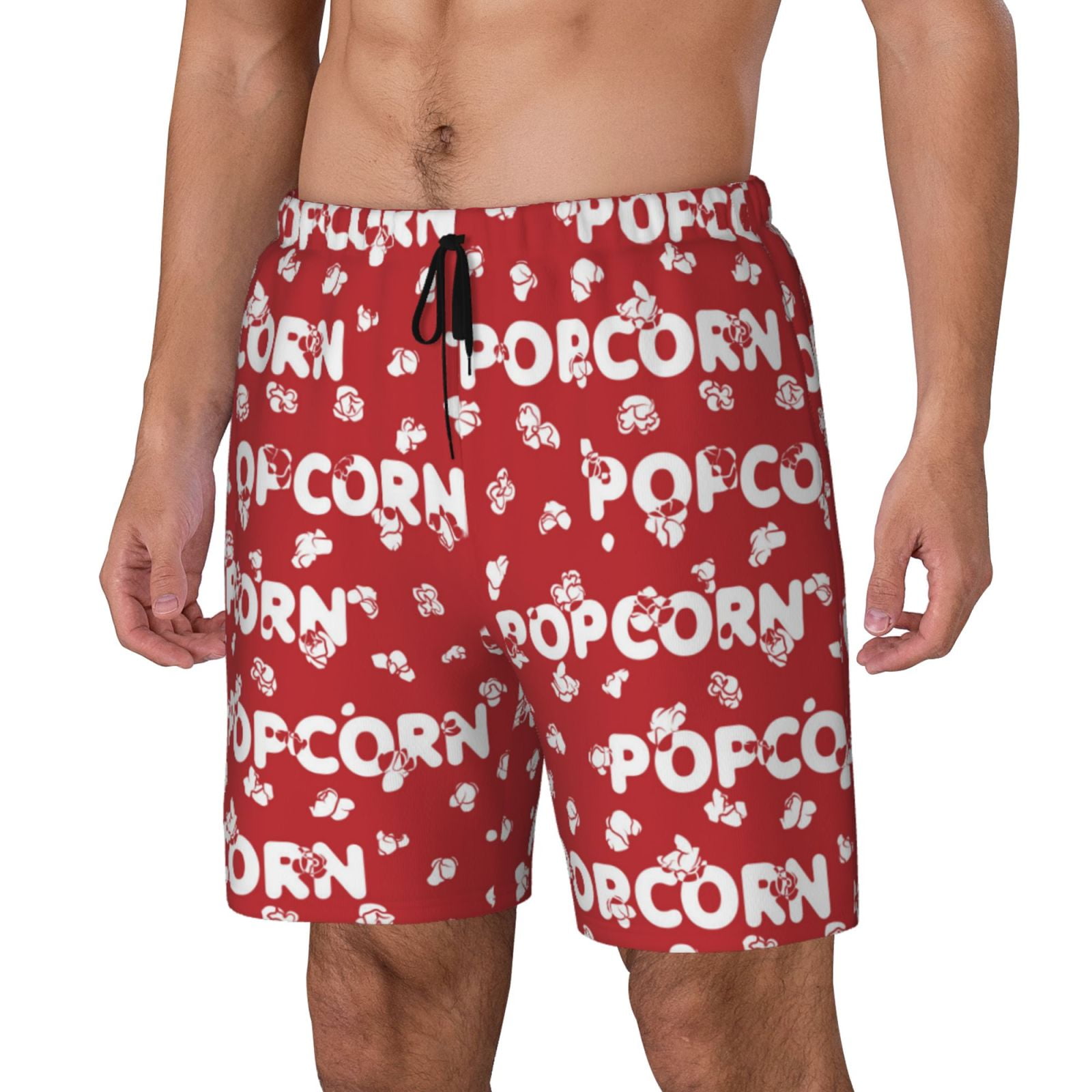 Vsdgher Popcorn2 for Mens Swim Trunks with Compression Liner Swim ...