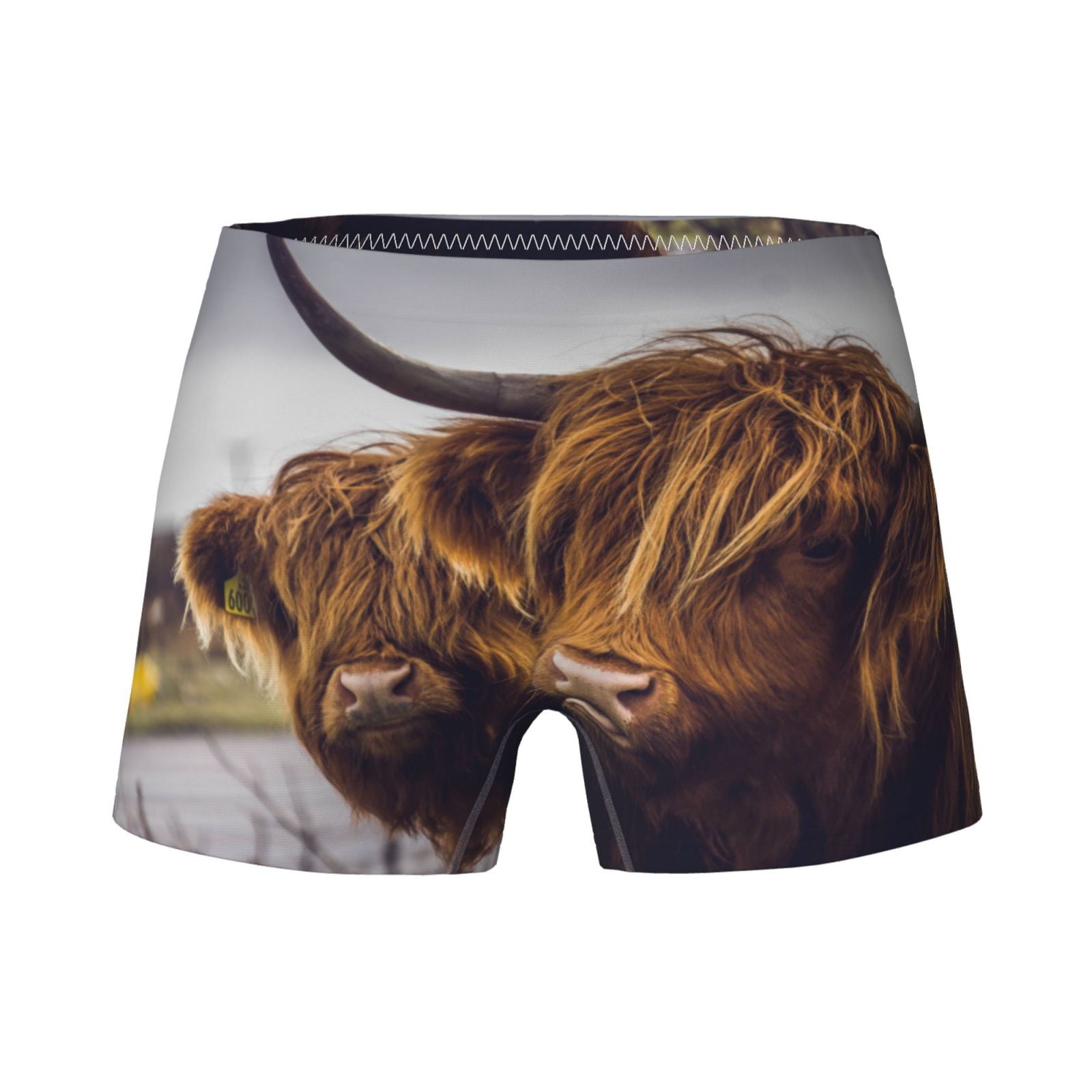 Vsdgher Portrait Of Cow With Its Baby Cow Print Girls Cotton Underwear ...
