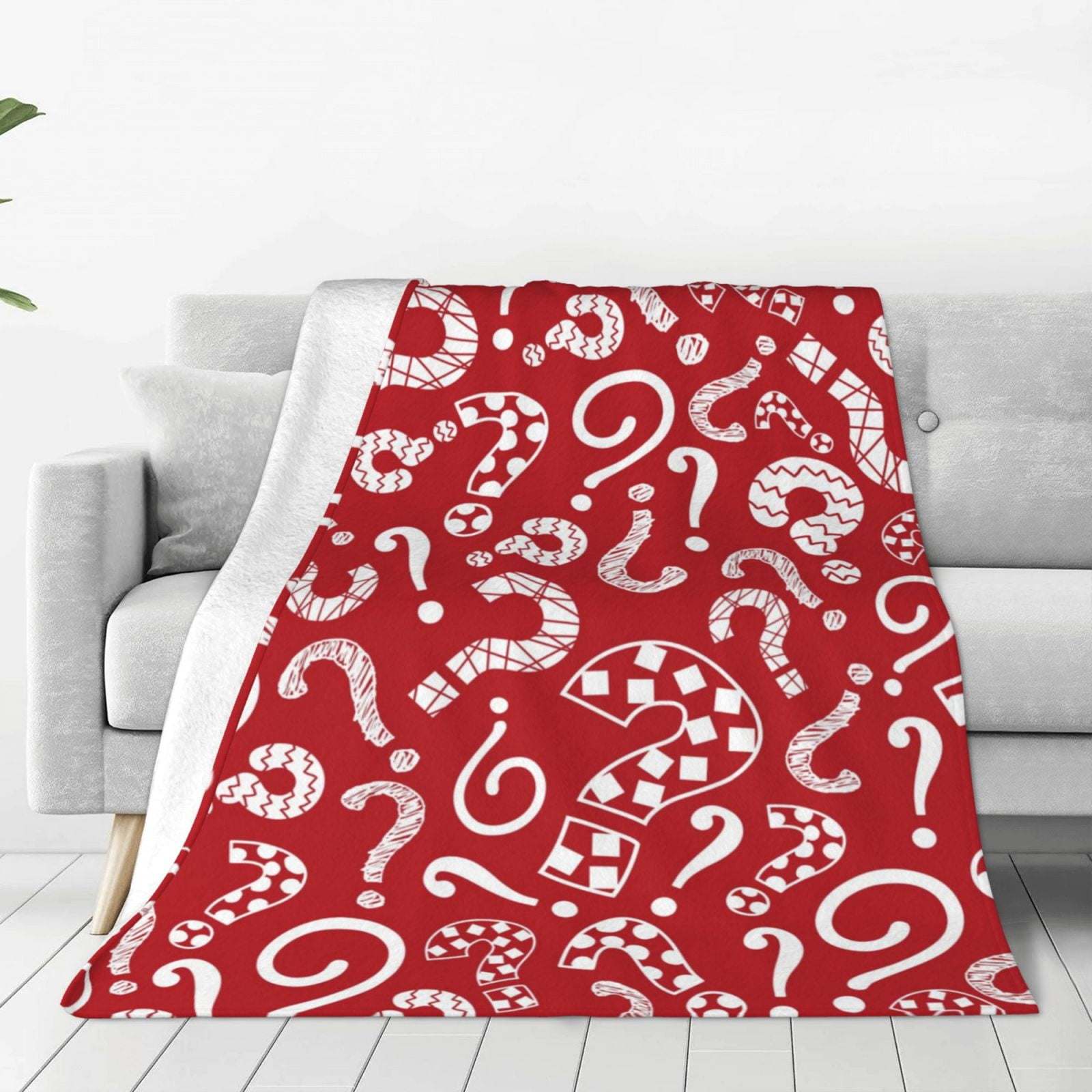 Vsdgher Question Marks1 Ultra-Soft Micro flannel Blanket Throw Blankets ...
