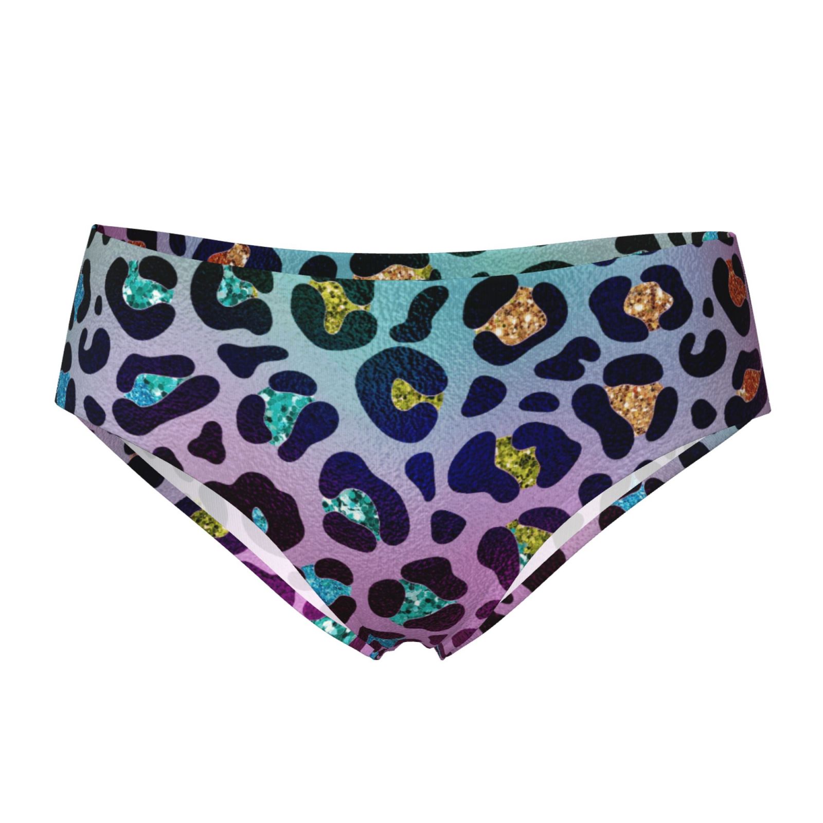 Vsdgher Rainbow Animal Skin Pattern Women's Underwear Low Waisted Full ...