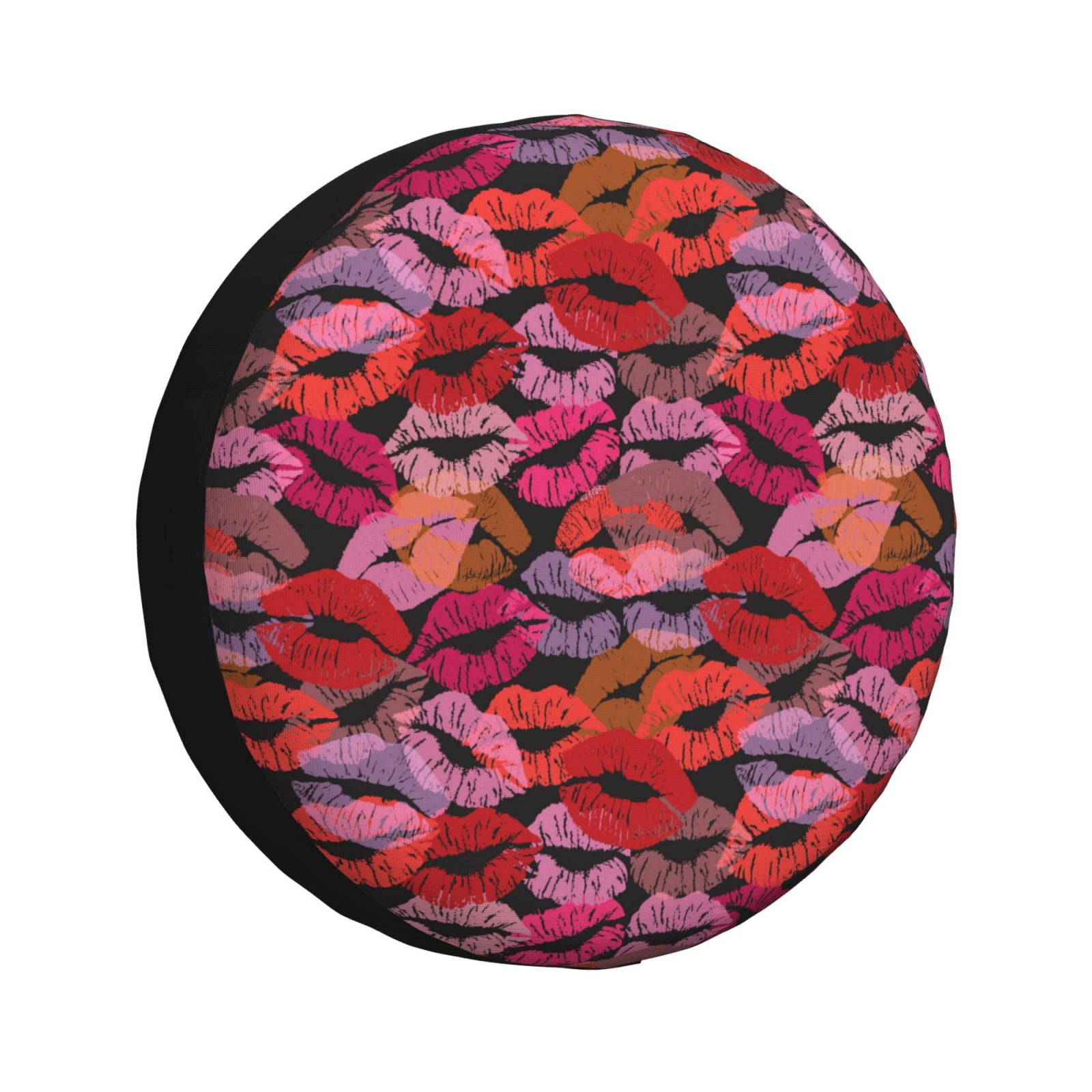 Vsdgher Red Lips Kissing for Spare Tire Cover, Tire Wheel Protector ...