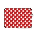 Vsdgher Red Polka Dot Laptop Sleeve Water-Resistant Protective Computer ...