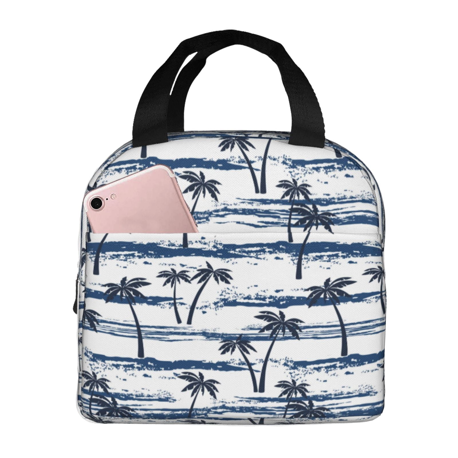 Vsdgher Retro Coconut Tree Lunch Bag, Lunch Box for Women Adult Men ...