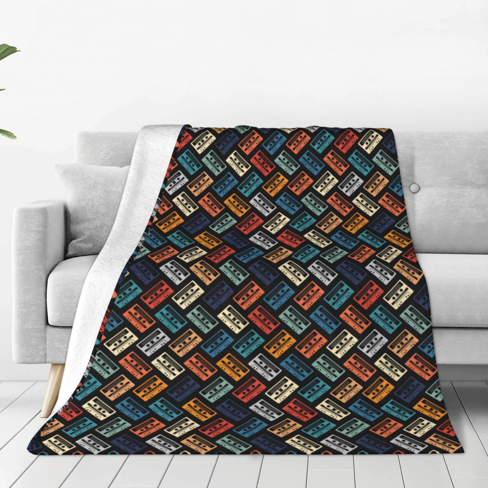 Vsdgher Retro Tape Ultra-Soft Micro flannel Blanket Throw Blankets for ...