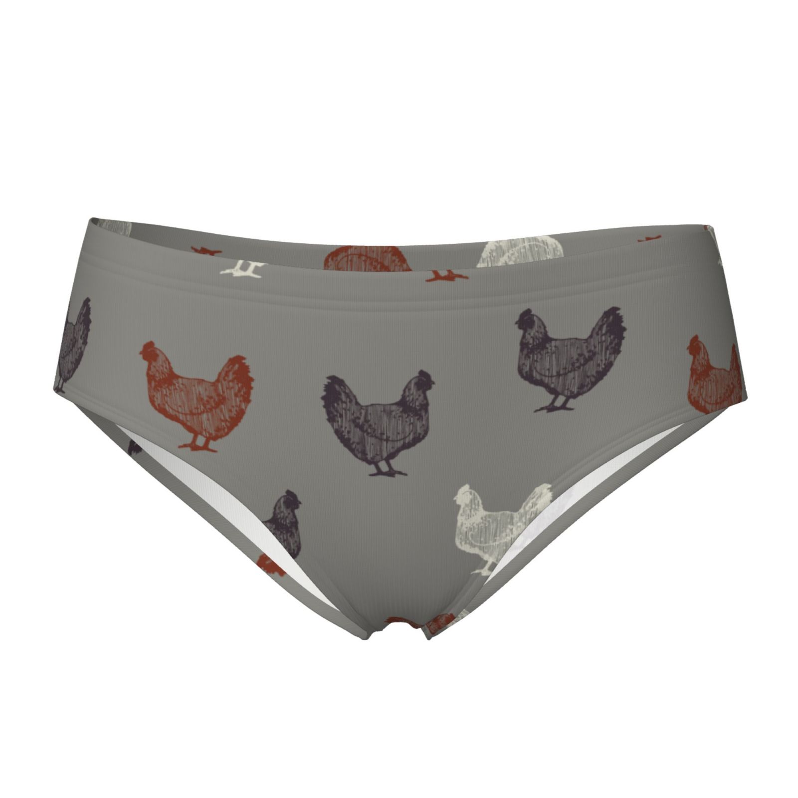Vsdgher Rooster Pattern Women's Underwear Low Waisted Full Coverage ...
