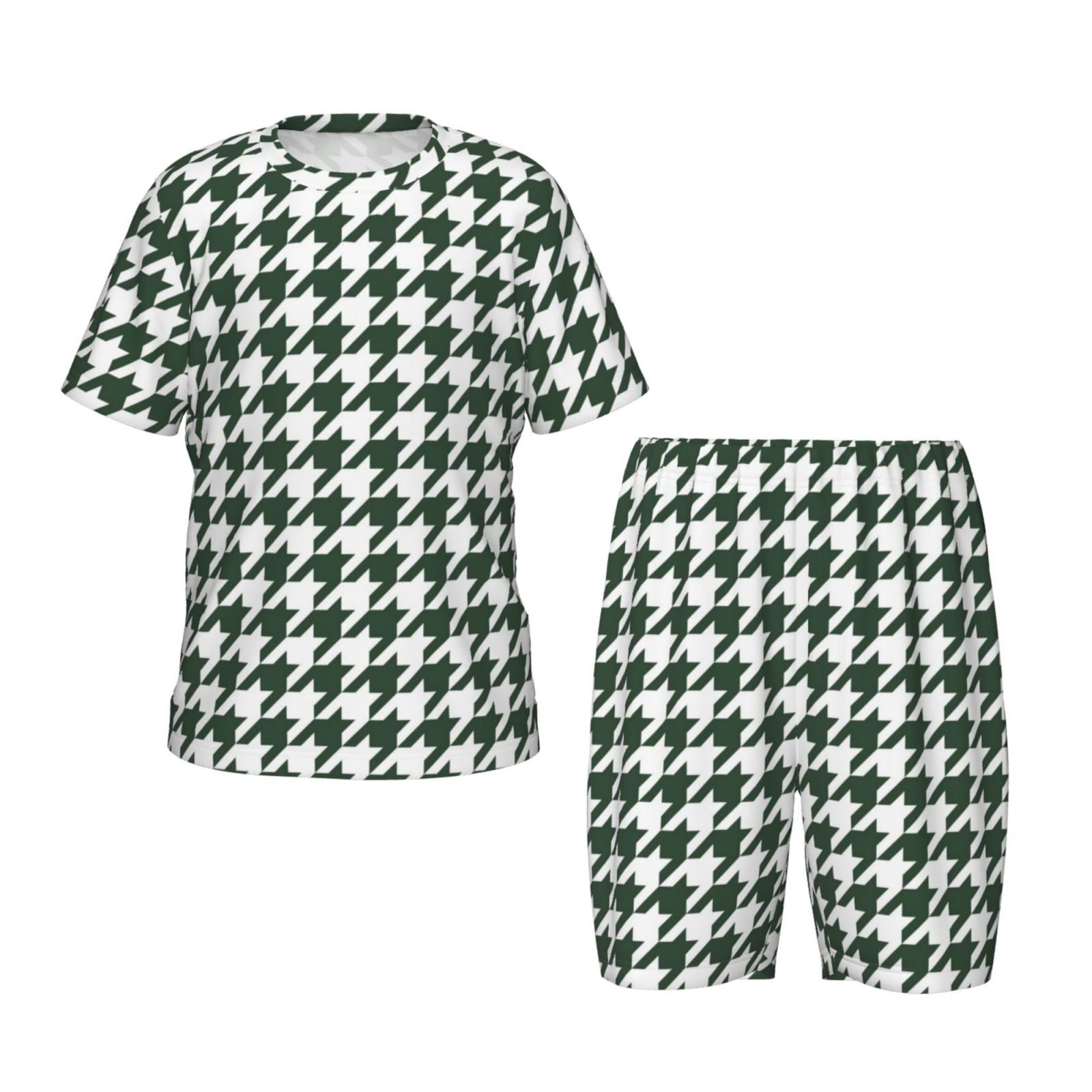 Vsdgher Scottish Checkered for Kids Short Sleeve Pajamas Kids Summer ...