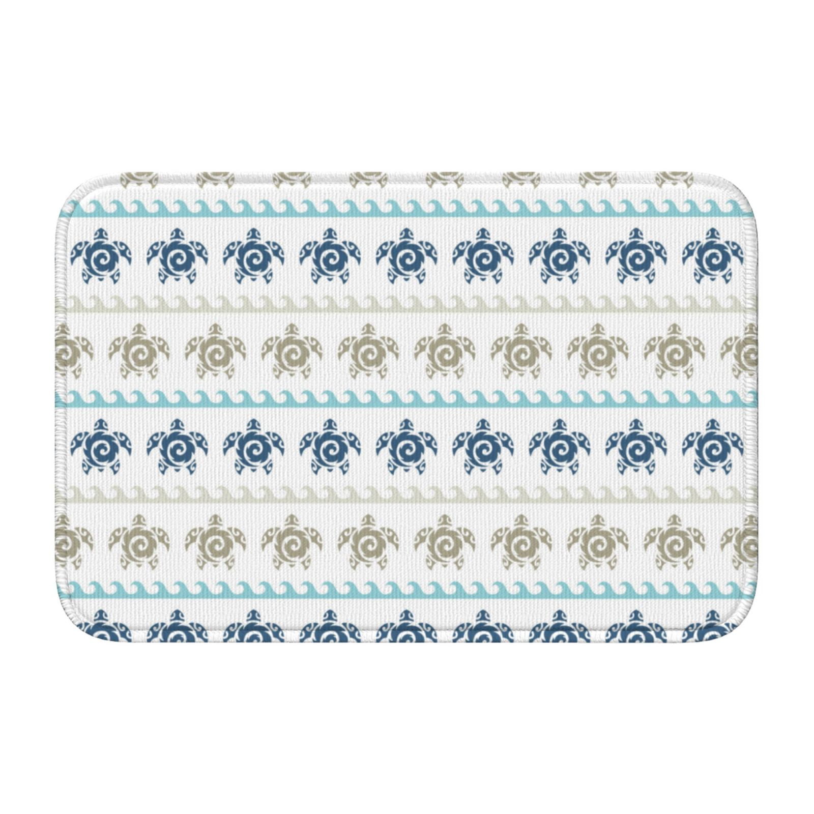 Vsdgher Sea Turtle Hem Mat 40x60 - Multipurpose Doormat for Indoor ...