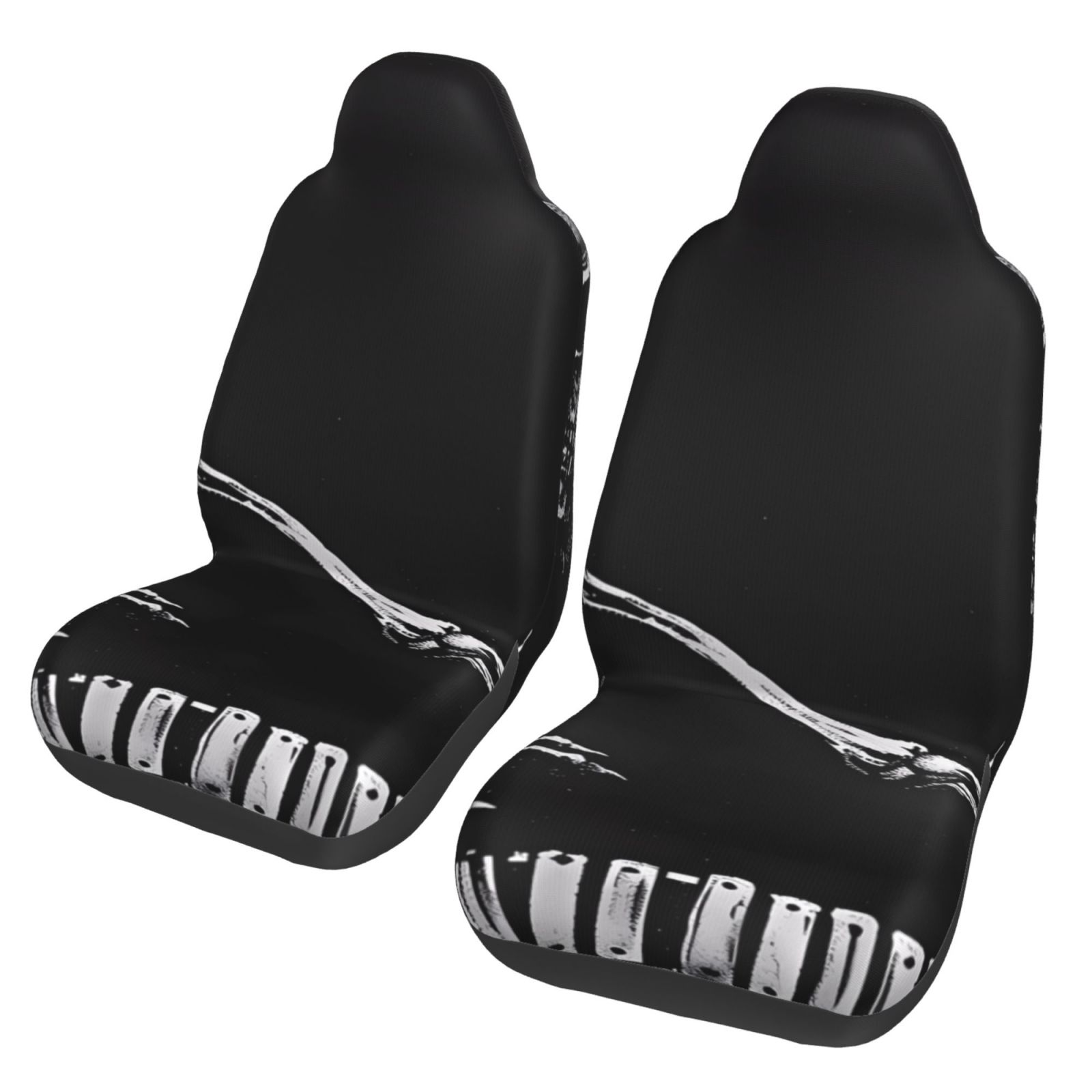 Vsdgher Skeleton Playing Xylophone Automotive Seat Covers for Cars ...