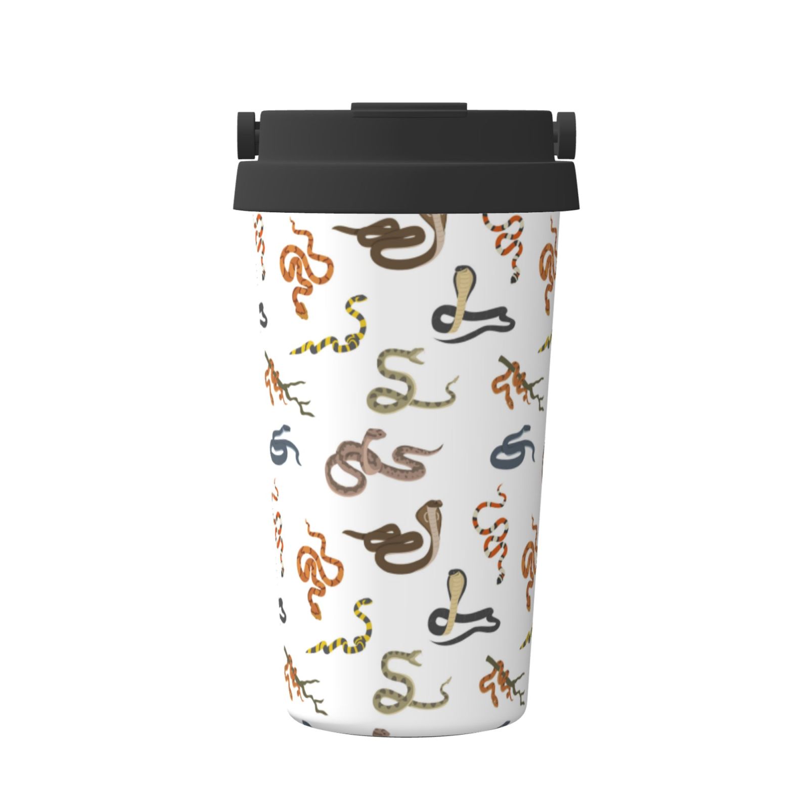 Vsdgher Snake Coffee Mug Pobtable To Stainless Steel Coffee Tumbler ...