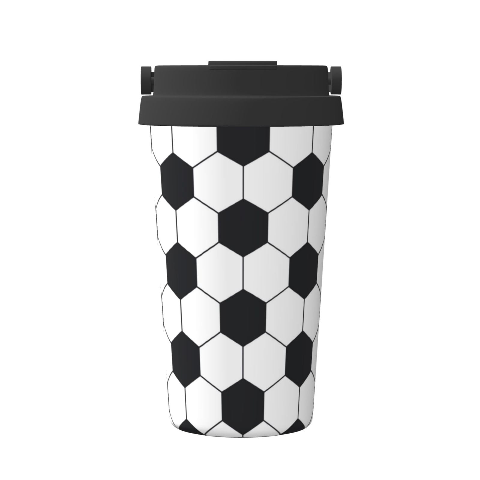 Vsdgher Soccer Ball Coffee Mug Pobtable To Stainless Steel Coffee ...