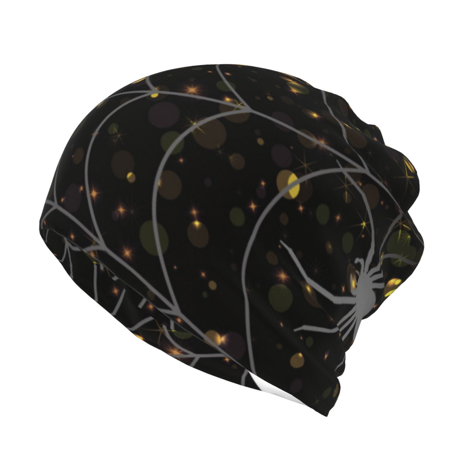 Vsdgher Spiderweb Bats And A Spider Slouchy Beanie Hat for Men/Women ...