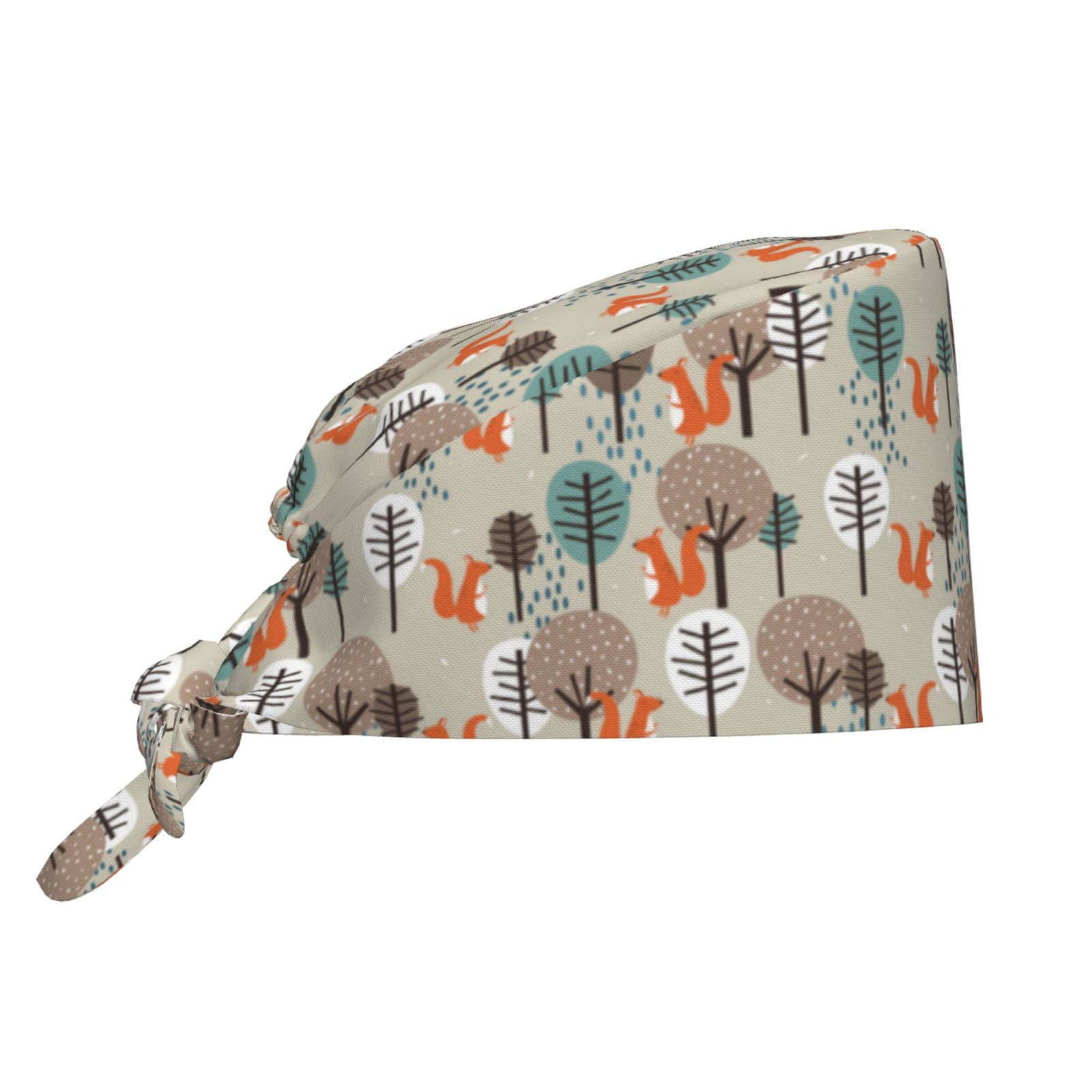 Vsdgher Squirrels and Trees Men Women Adjustable Cap Working Hat Tie ...