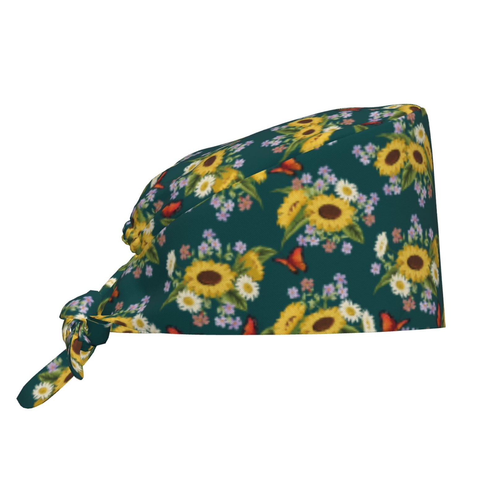 Vsdgher Sunflowers Men Women Adjustable Cap Working Hat Tie Back Cap ...