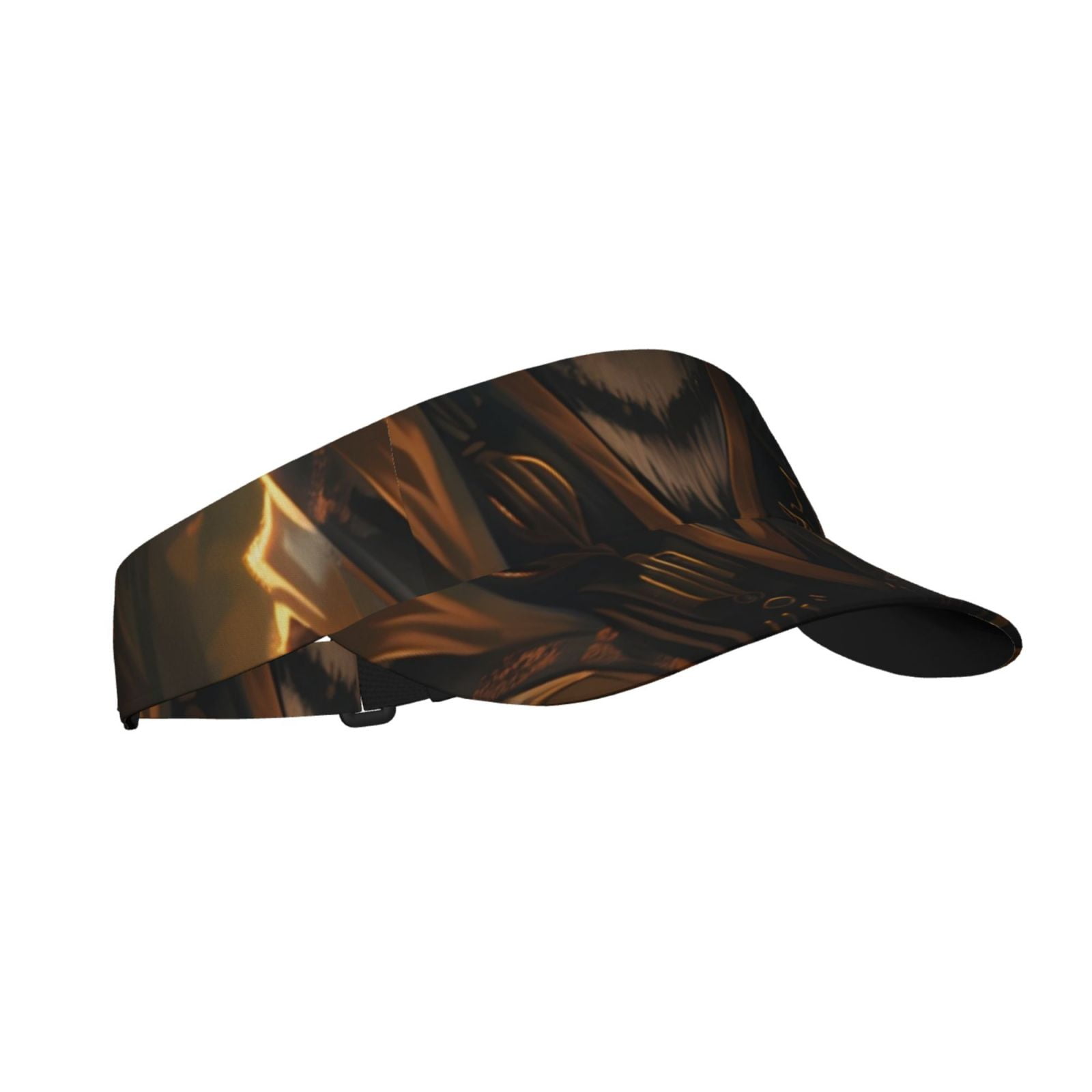 Vsdgher Tiger In The Fallen Leaf Forest Print Adult Sunscreen Visor Cap,1 Piece of Sport Sun ...