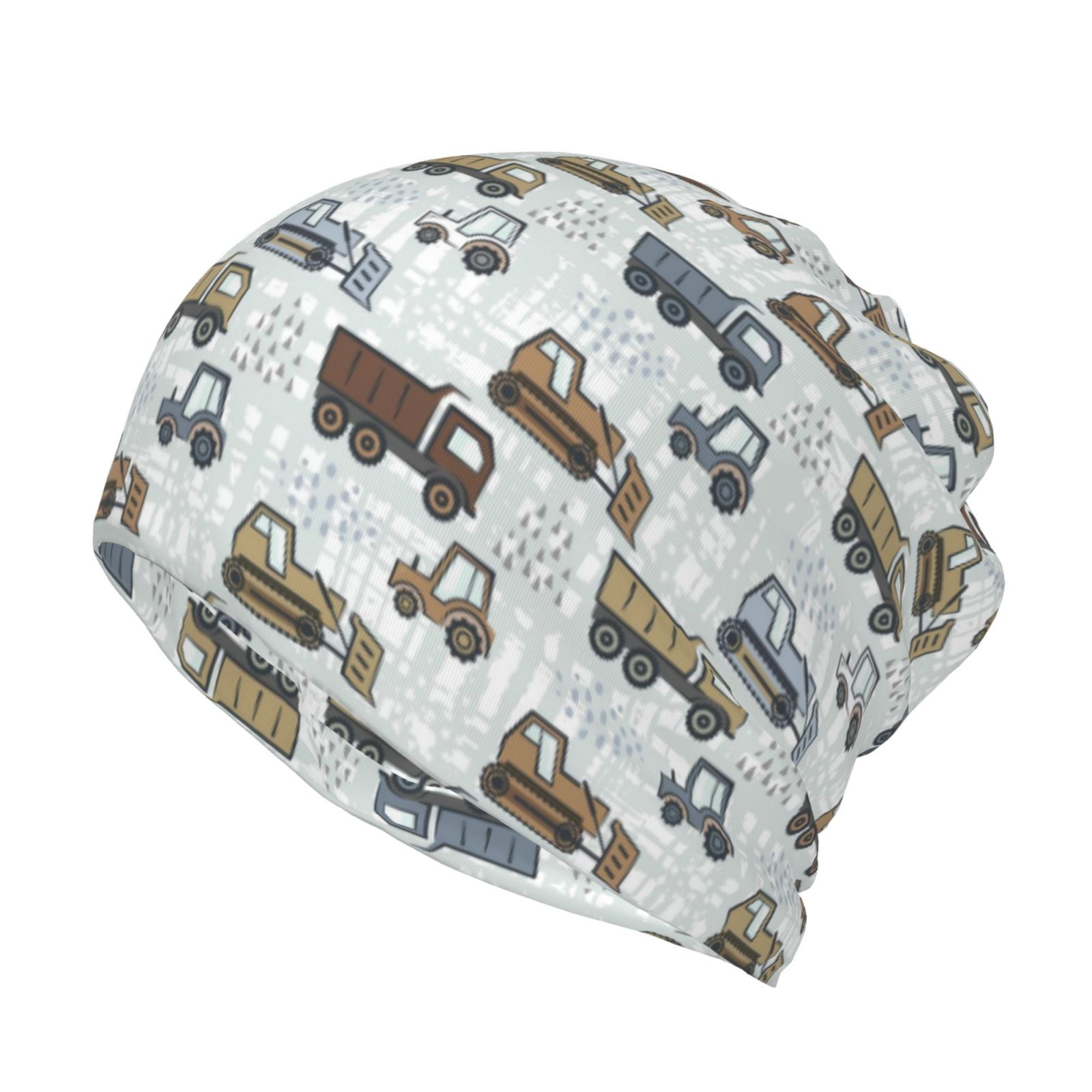 Vsdgher Tractor and Dumper Slouchy Beanie Hat for Men/Women, Skull Cap ...