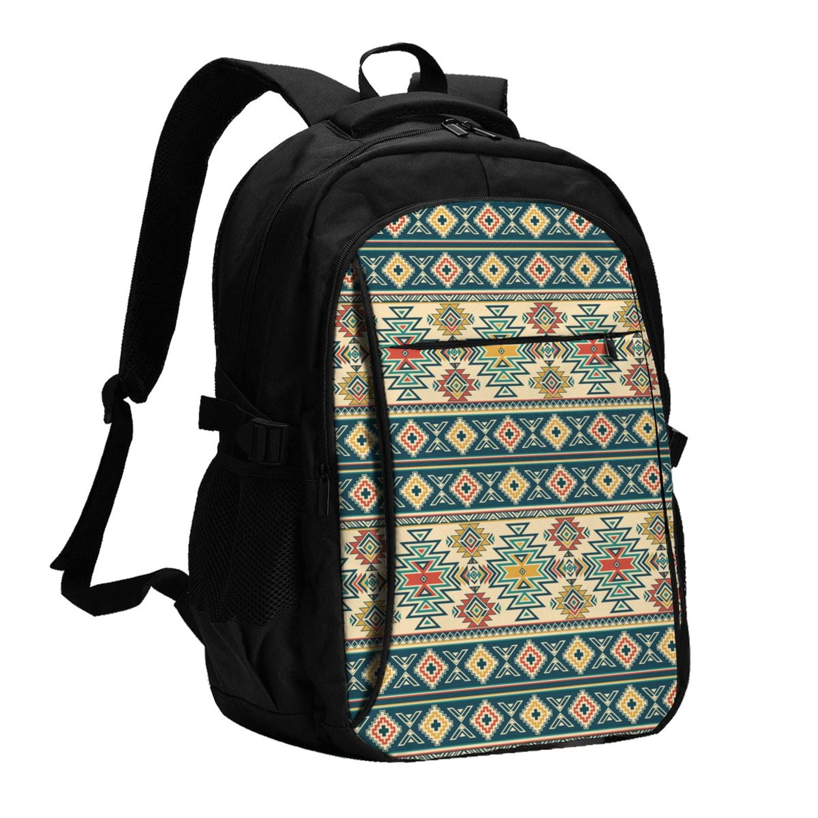 Vsdgher Traditional Tribal Aztec1 Print Travel Laptop Backpack, Laptops ...