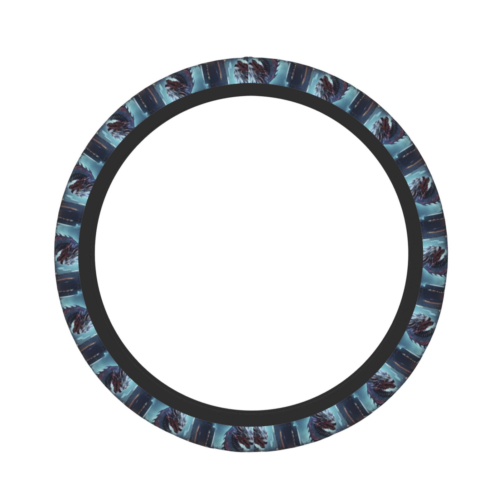Vsdgher Urban Mechanical Dragon Pattern Elastic Car Steering Wheel ...