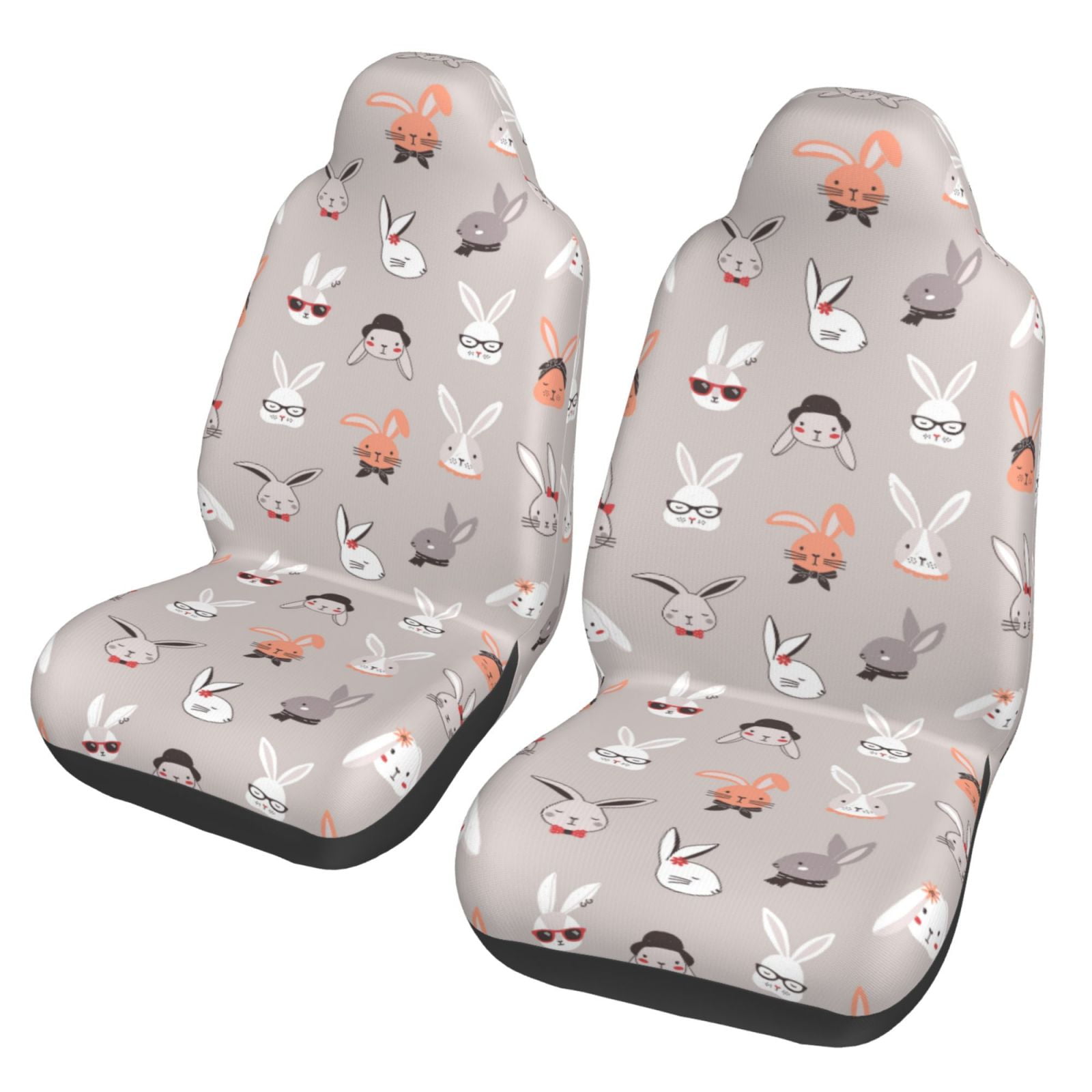 Vsdgher Various Rabbits Automotive Seat Covers for Cars Trucks and SUVs ...