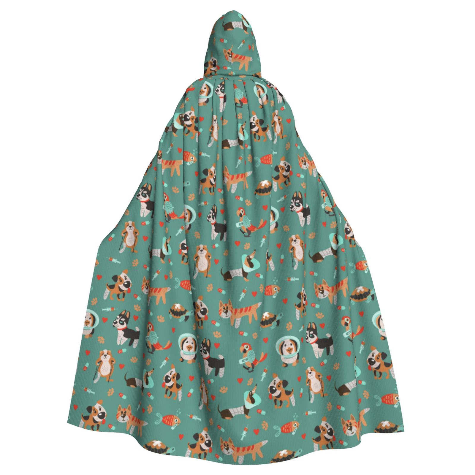 Vsdgher Veterinary Clinics CloakUnisex Full Length Hooded Robe Cloak ...