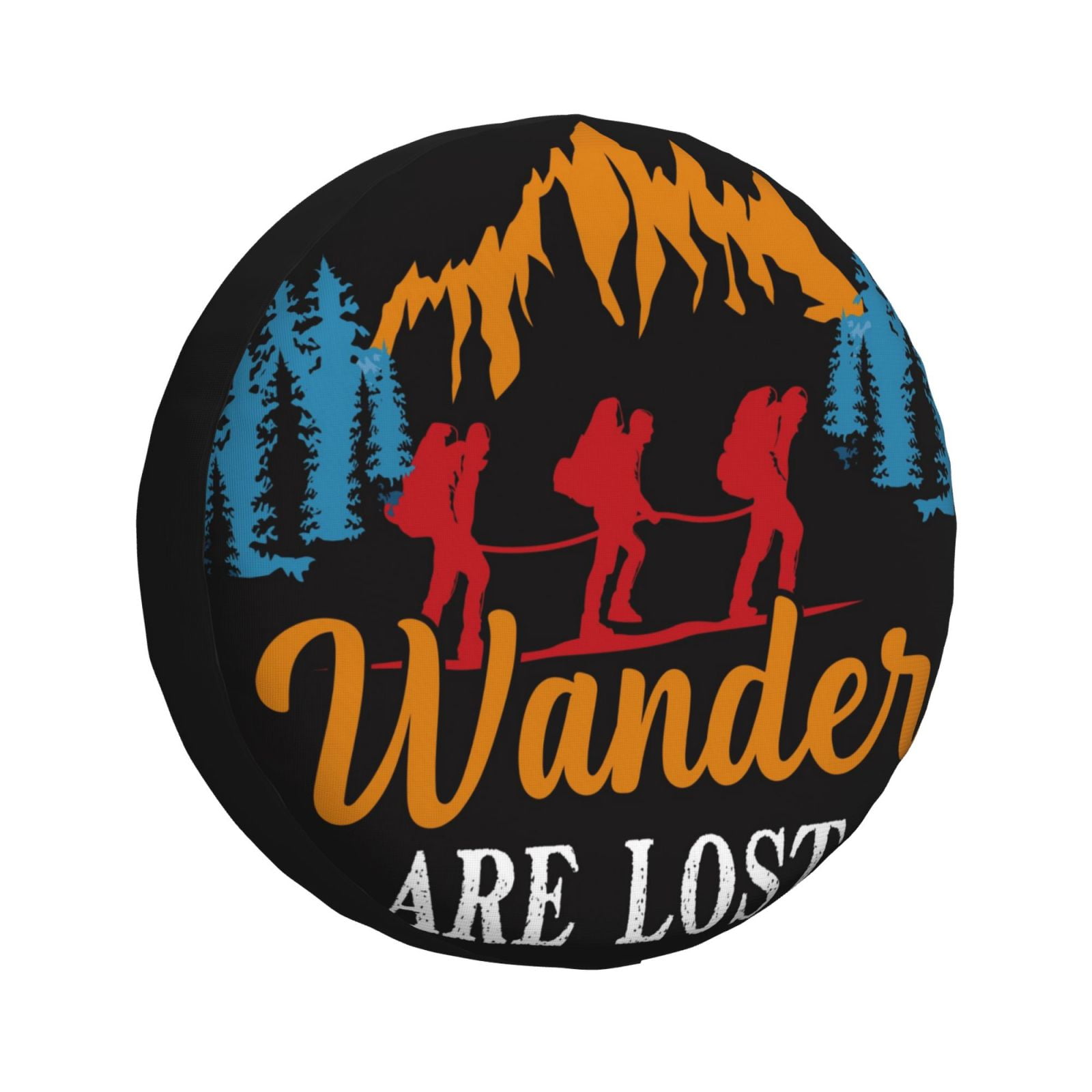 Vsdgher Not All Who Wander Are Lost Hiking for Spare Tire Cover, Tire ...