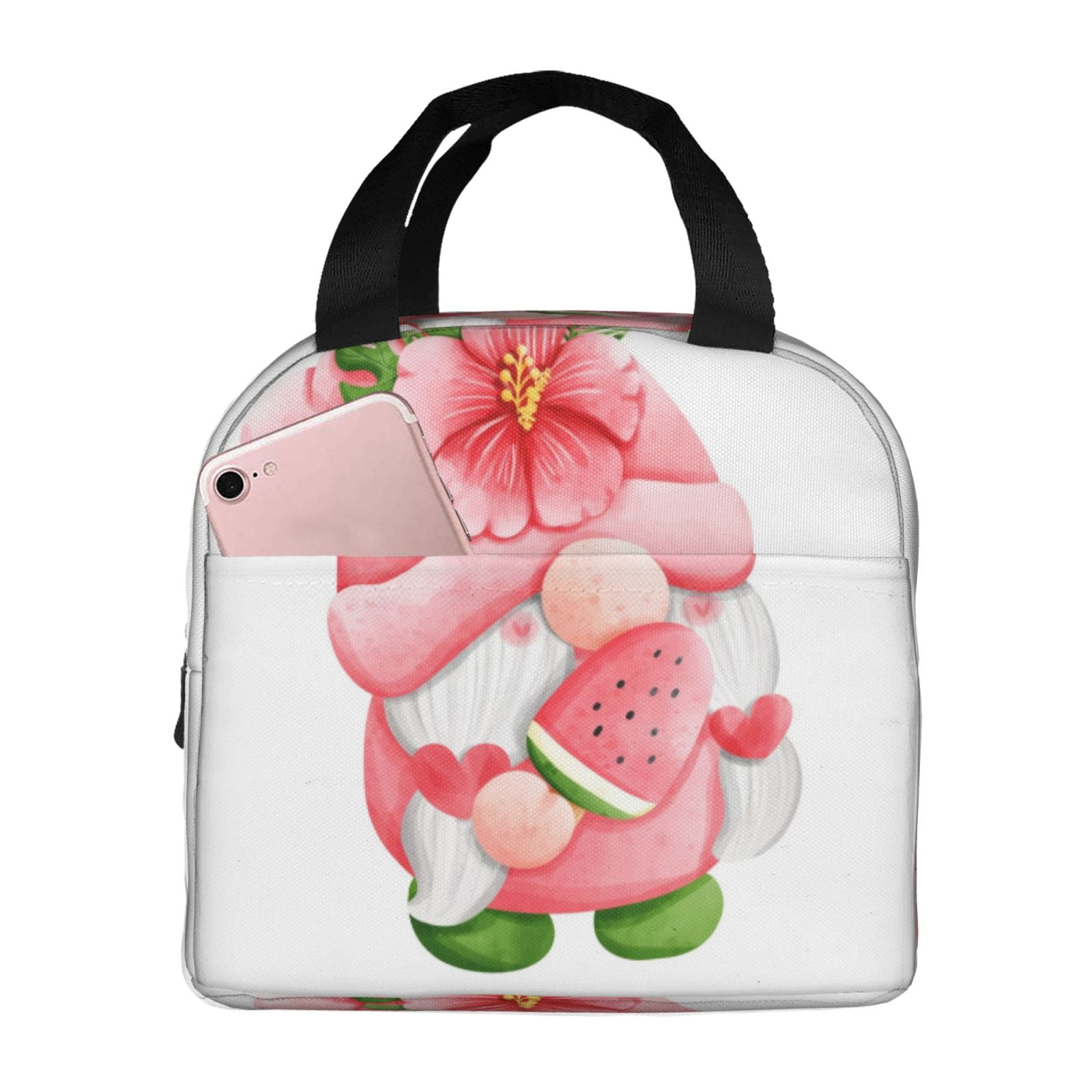 Vsdgher Watercolor Tropical Gnomes Lunch Bag, Lunch Box for Women Adult Men, Lunch Tote ...