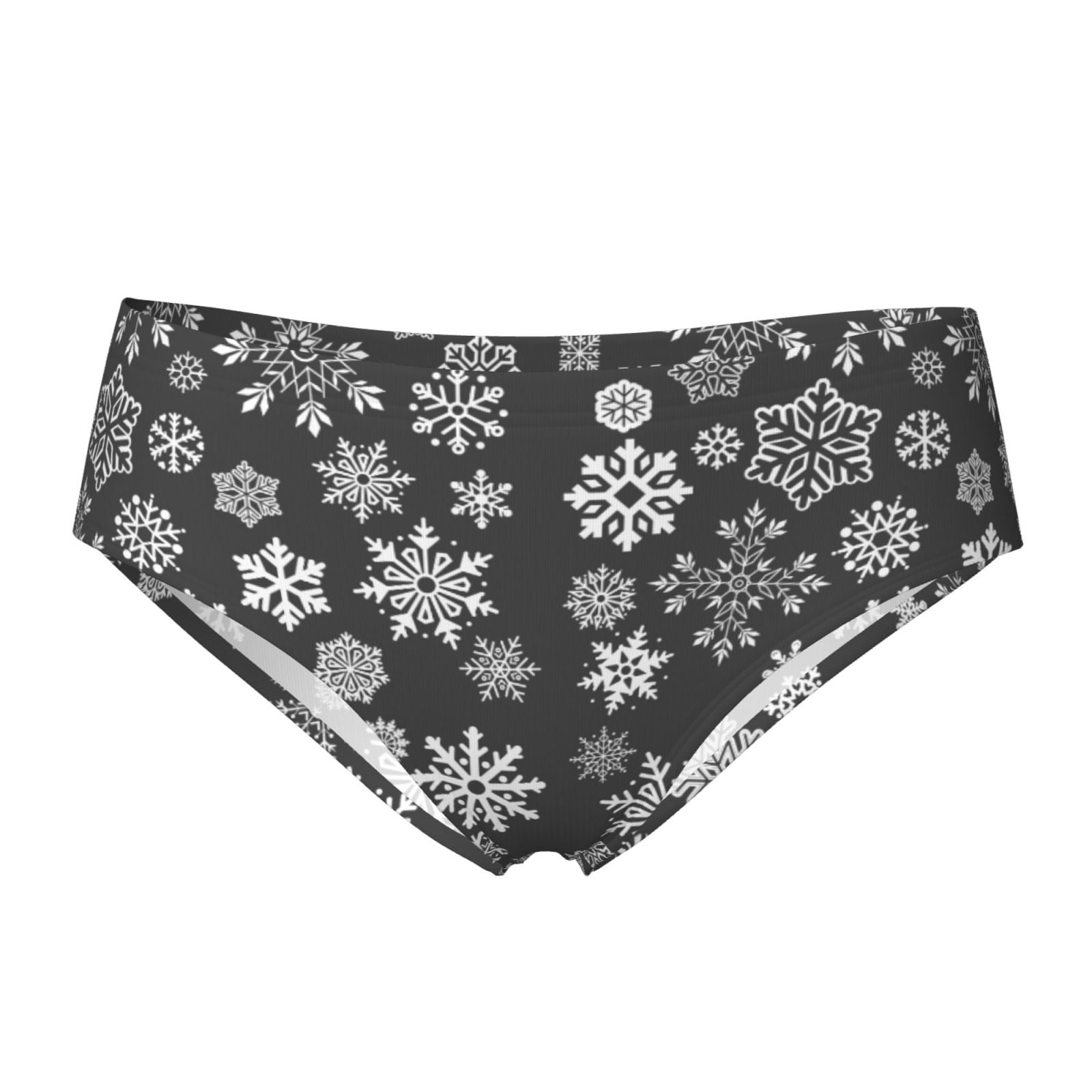 Vsdgher simple white Snowflake Pattern Women's Underwear Low Waisted ...