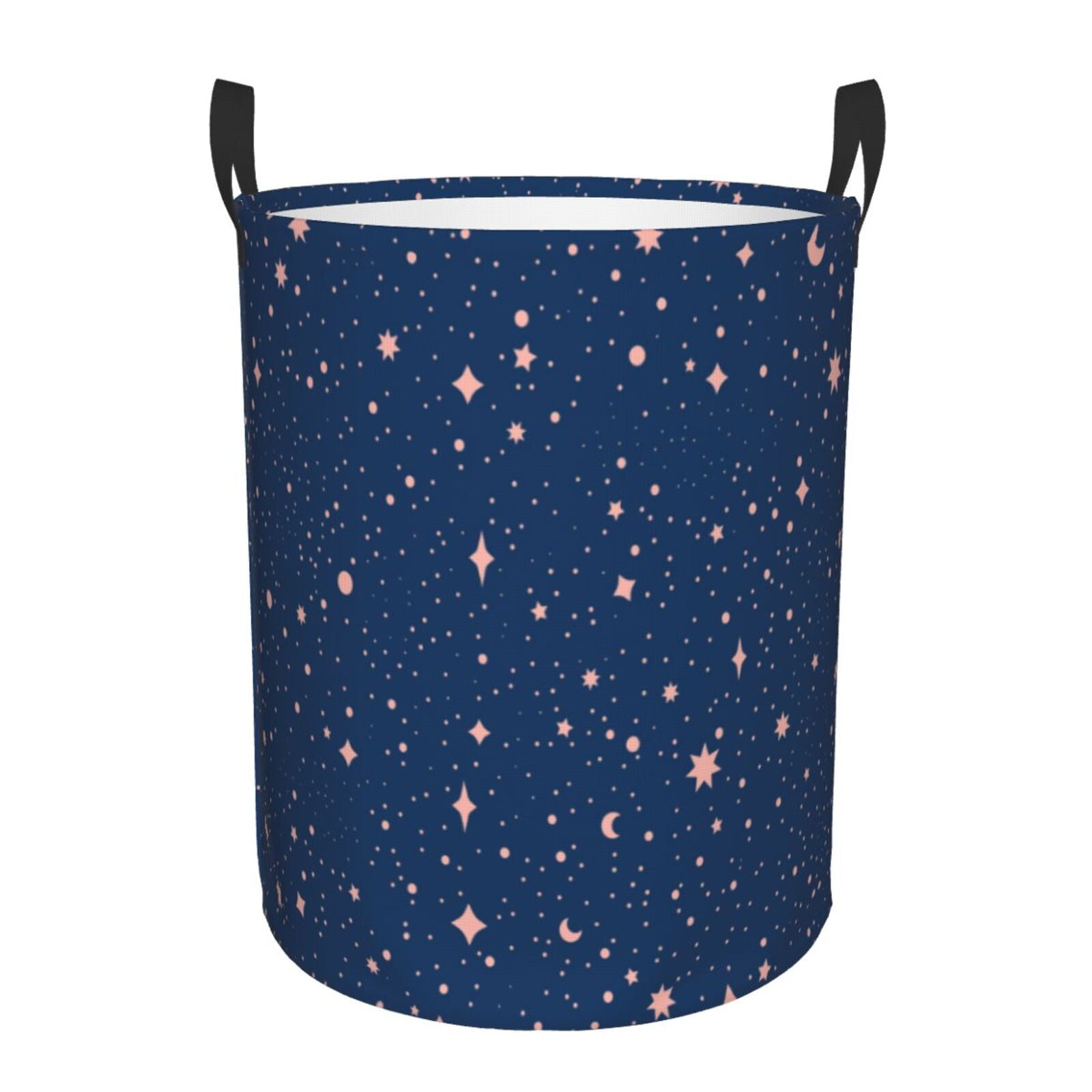 Vsdgher star night sky Waterproof Round Large Laundry Basket -Toy ...